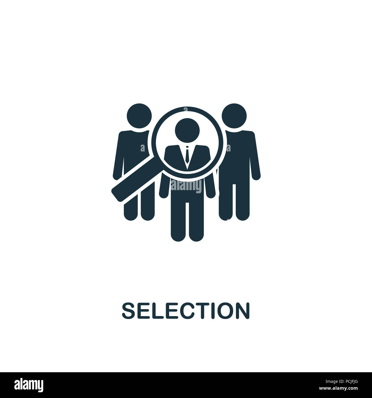 Selection creative icon. Simple element illustration. Selection concept ...