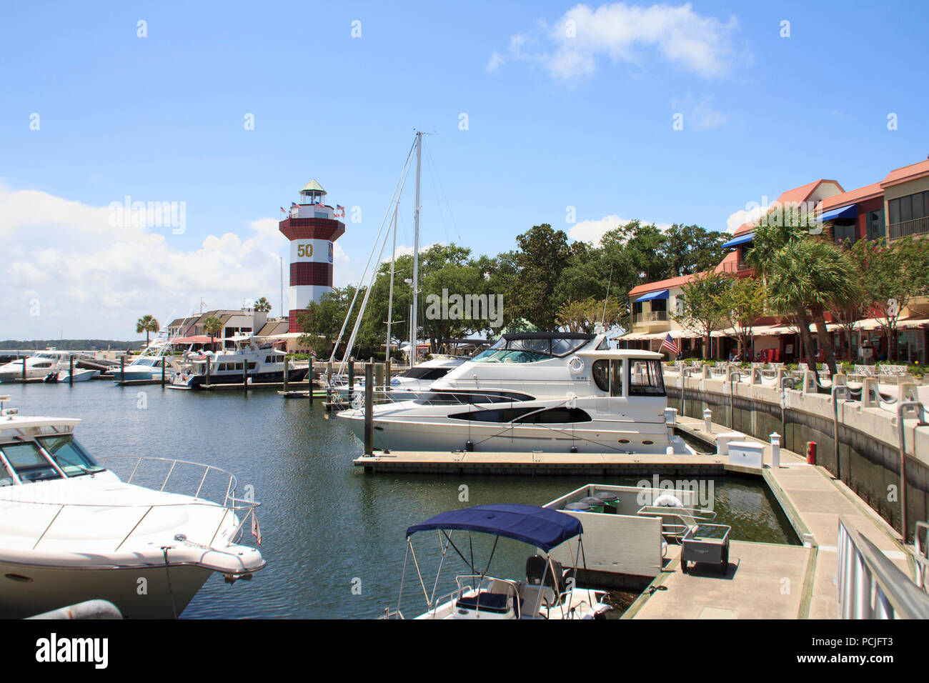 Harbour Town Hilton Head Island South Carolina Stock Photo - Alamy