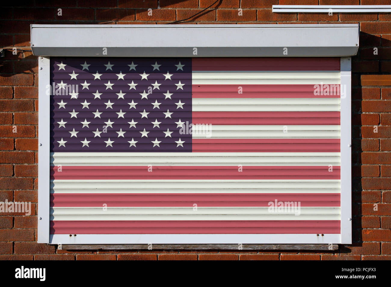 Faded american flag hi-res stock photography and images - Alamy