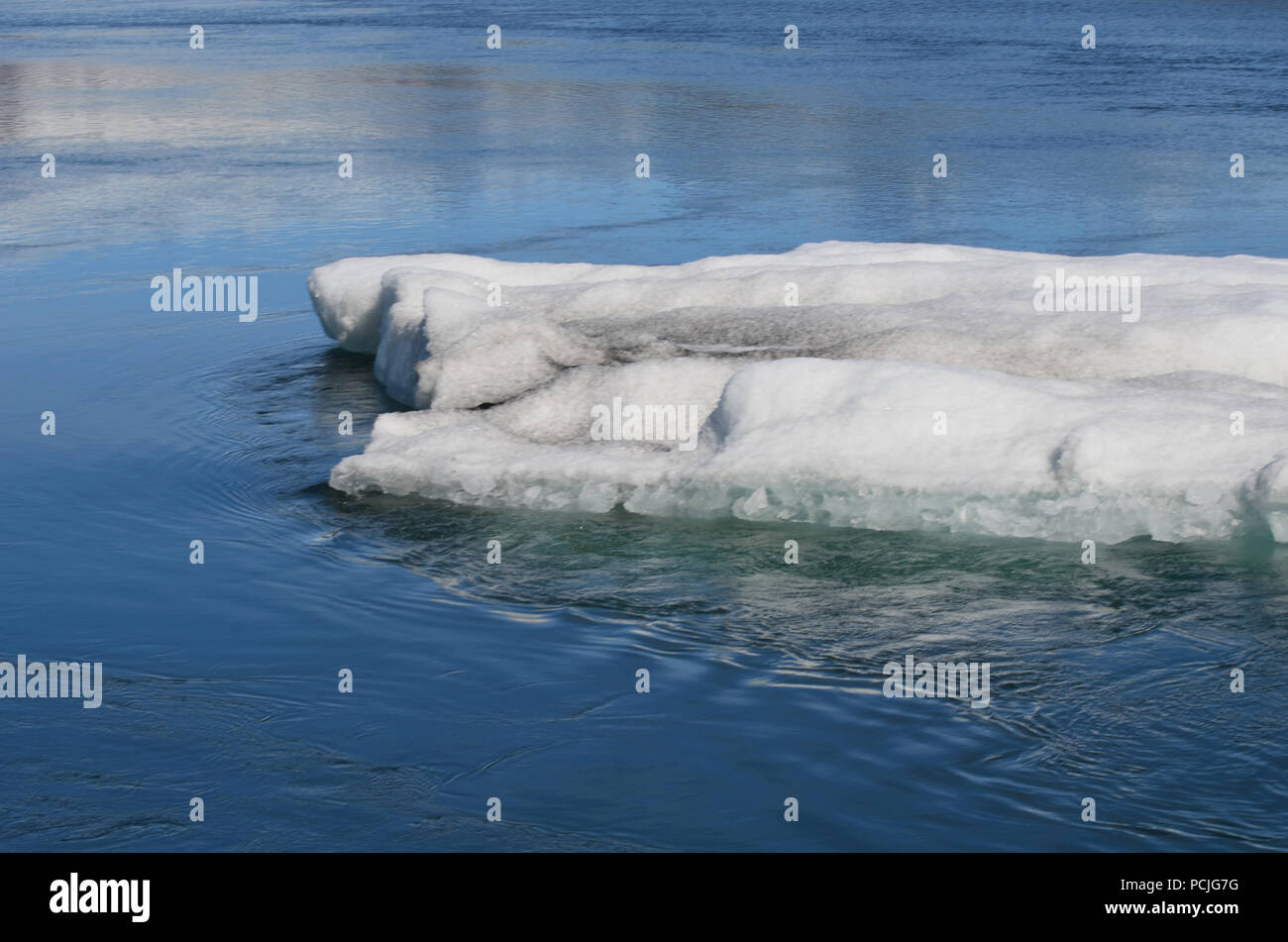 Beautiful Icelandic glacier floating in a Lagoon Stock Photo - Alamy