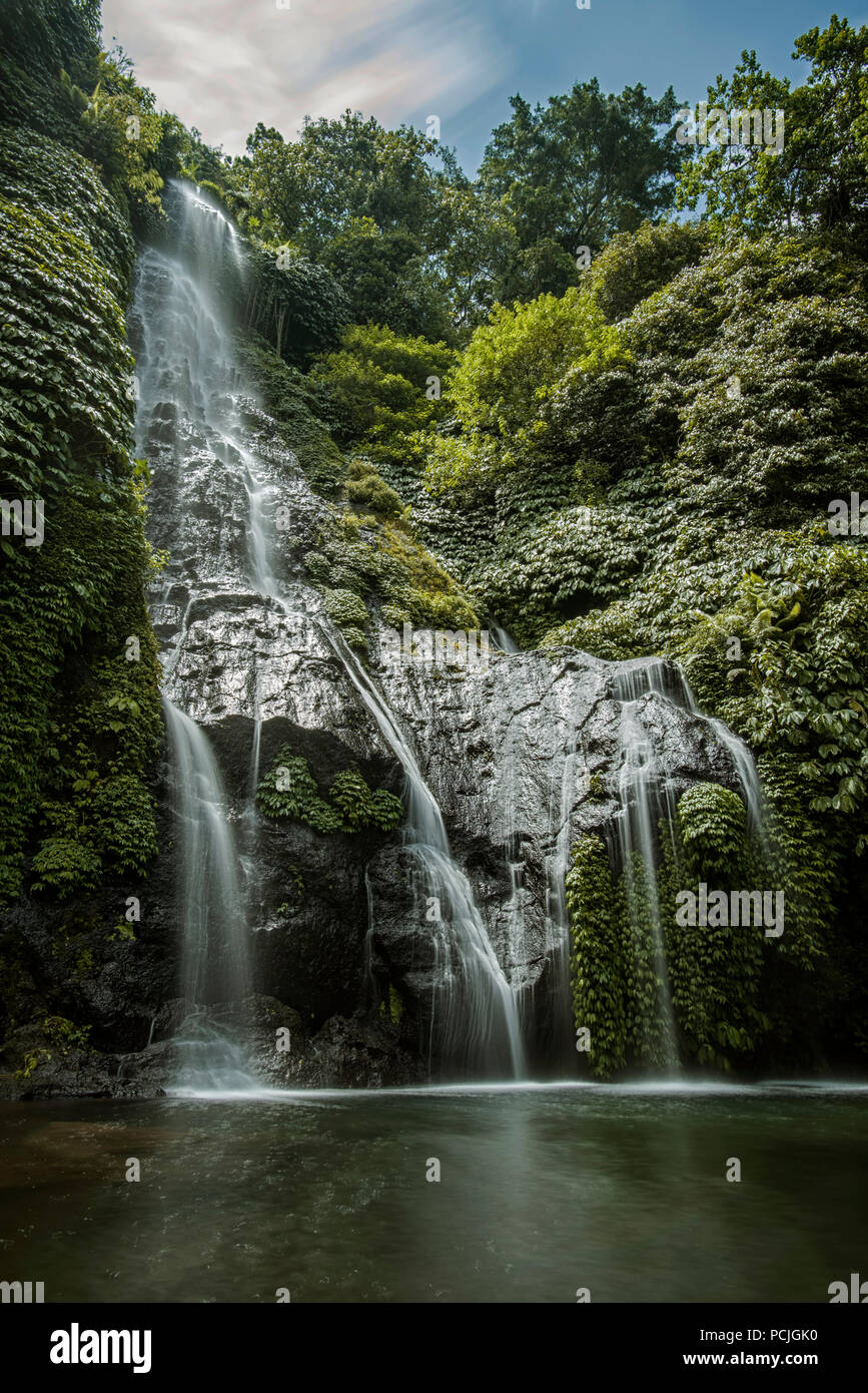Banyumala twin waterfall hi-res stock photography and images - Alamy