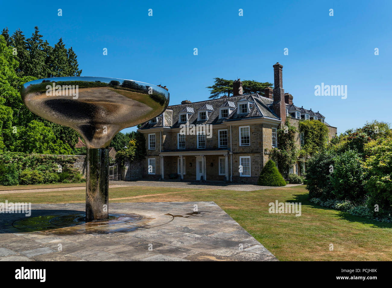 Woolbeding with Unusual Water Feature Stock Photo - Alamy