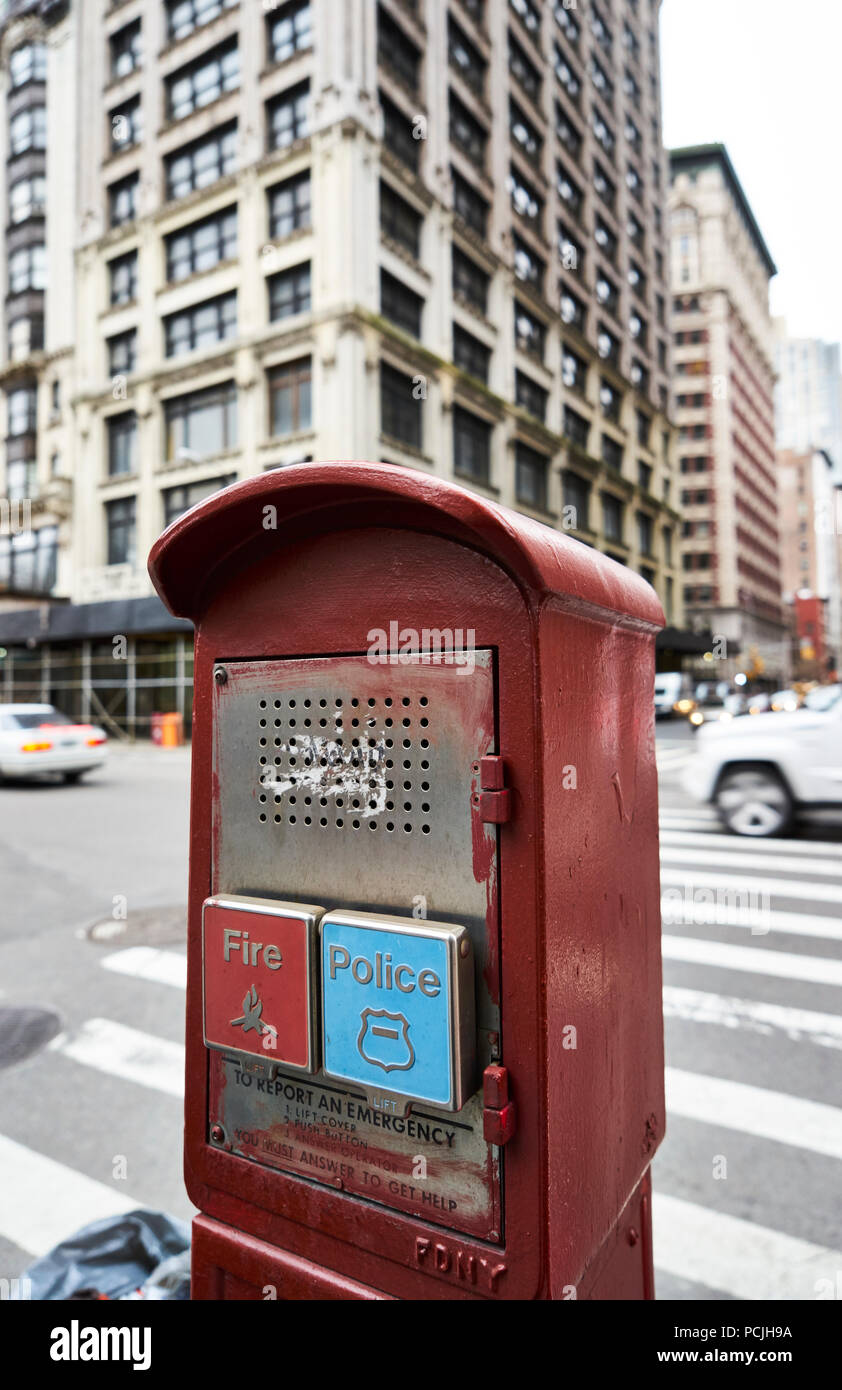 City police boxes hi-res stock photography and images - Alamy