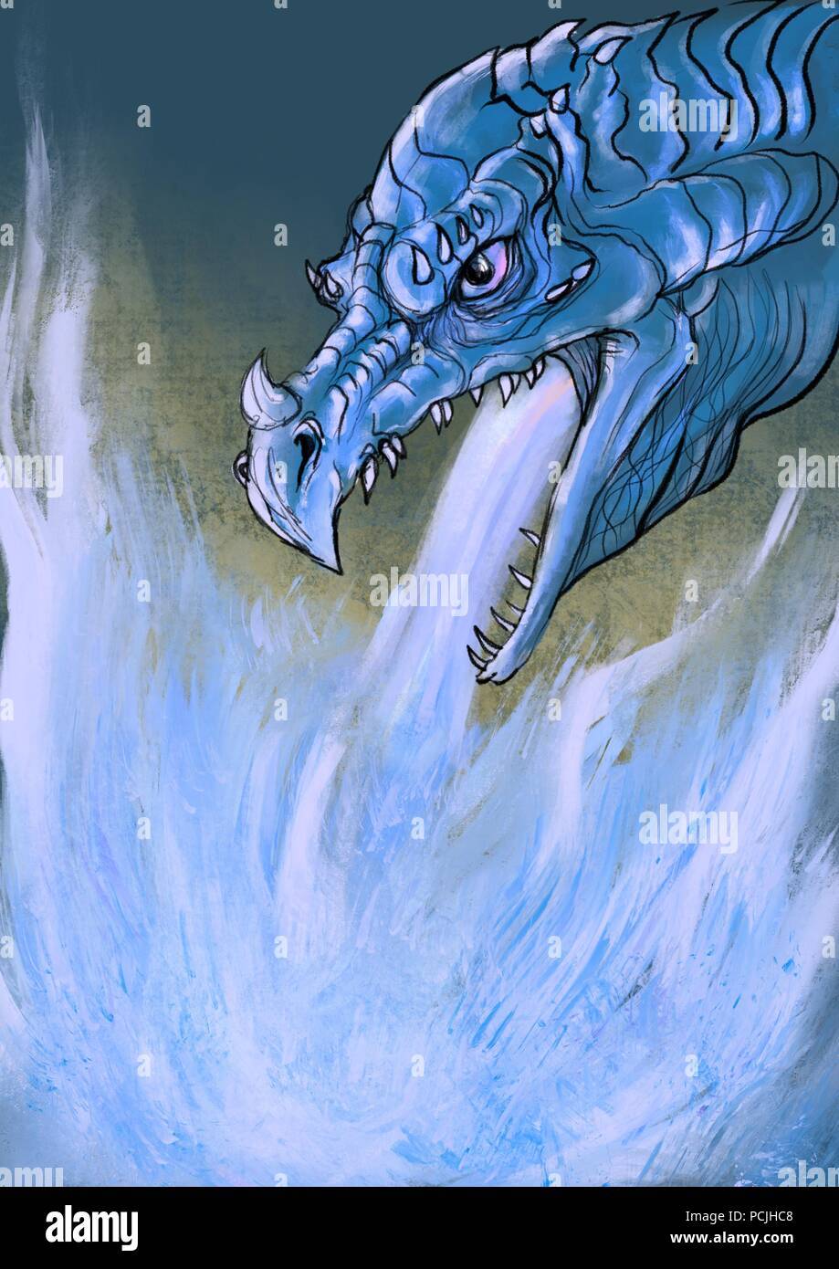 Fire breathing dragon hi-res stock photography and images - Alamy