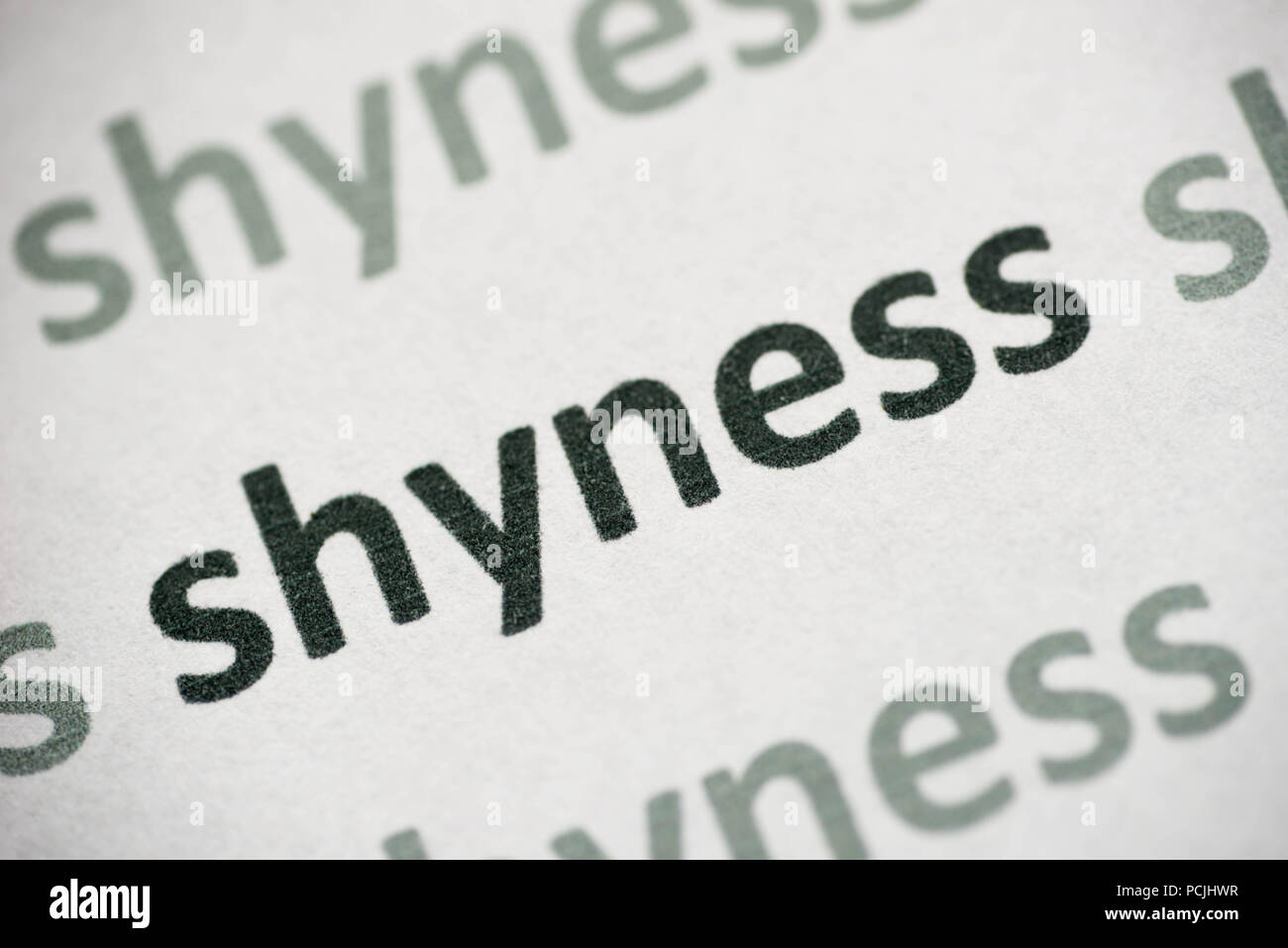 Shy shyness hi-res stock photography and images - Alamy