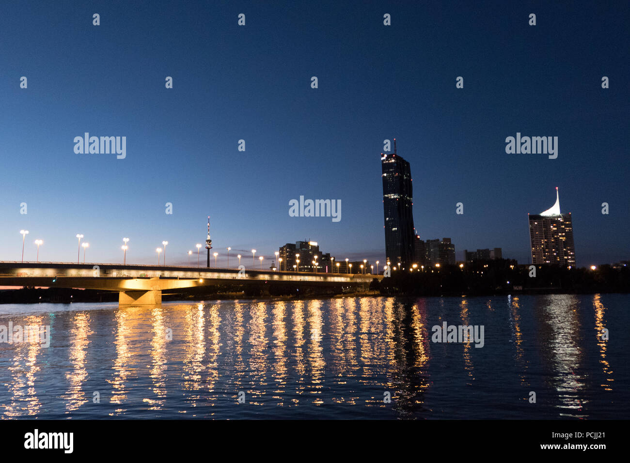 vienna at night Stock Photo - Alamy