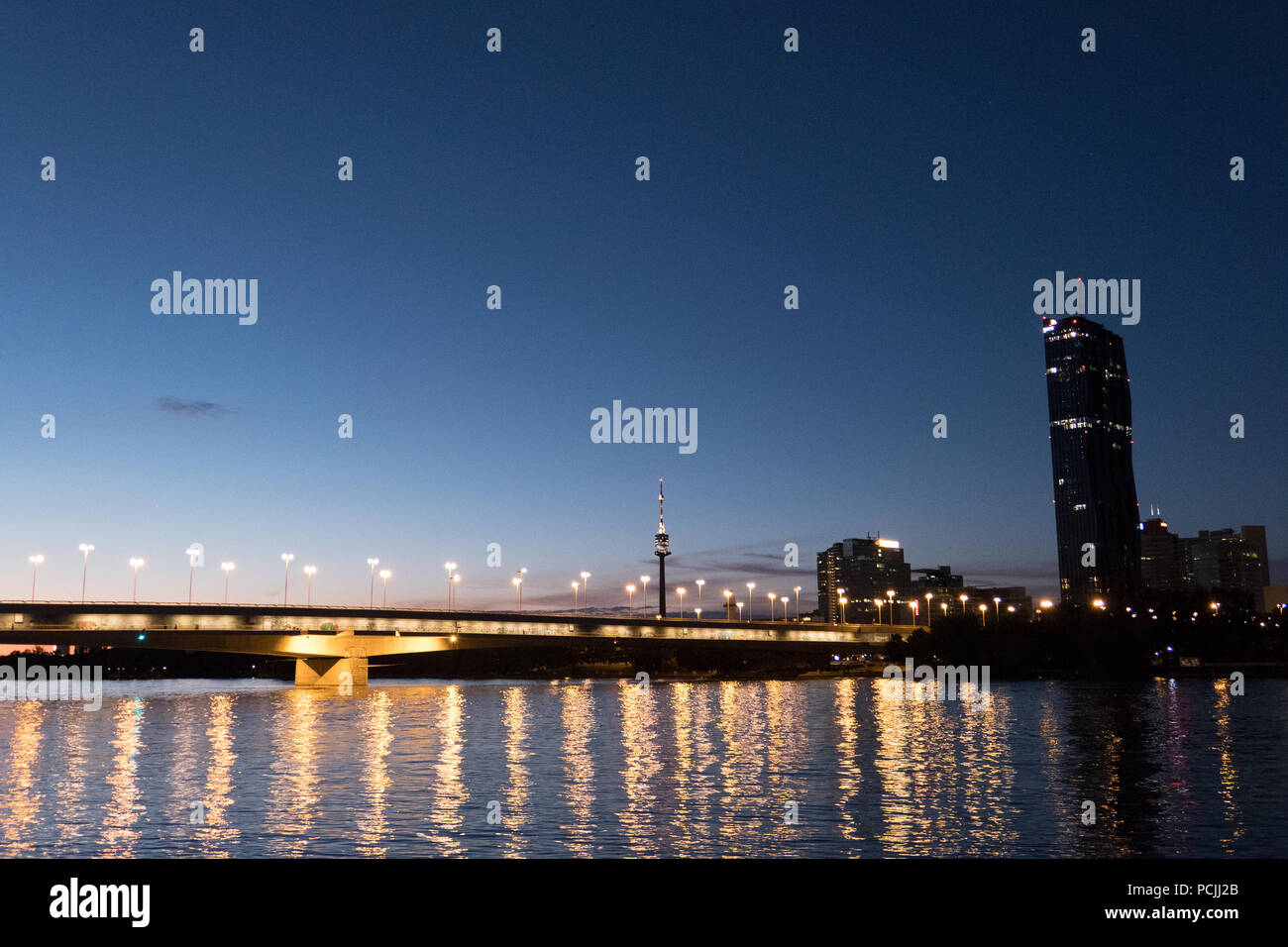 vienna at night Stock Photo - Alamy