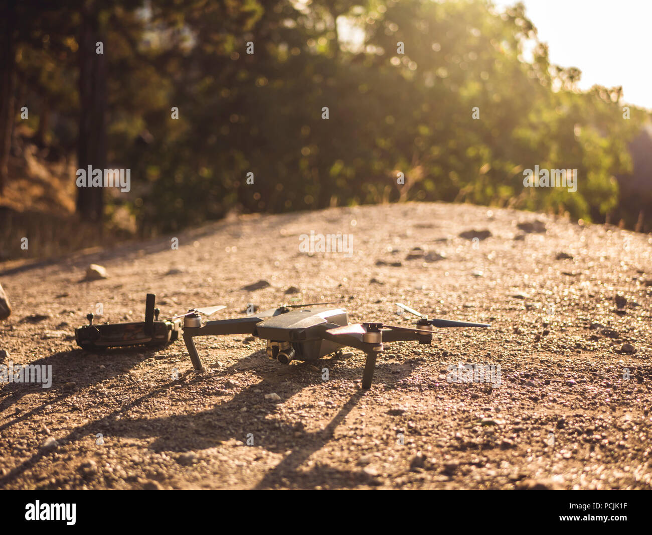 White drone controller near hi-res stock photography and images - Alamy