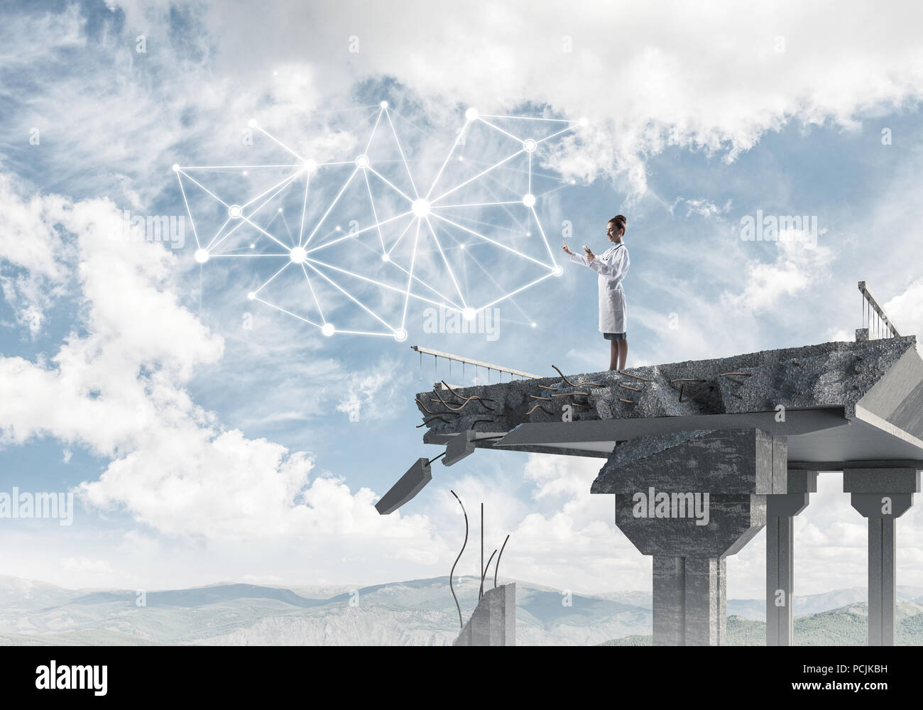 Solving medical problems by means of modern technologies Stock Photo ...