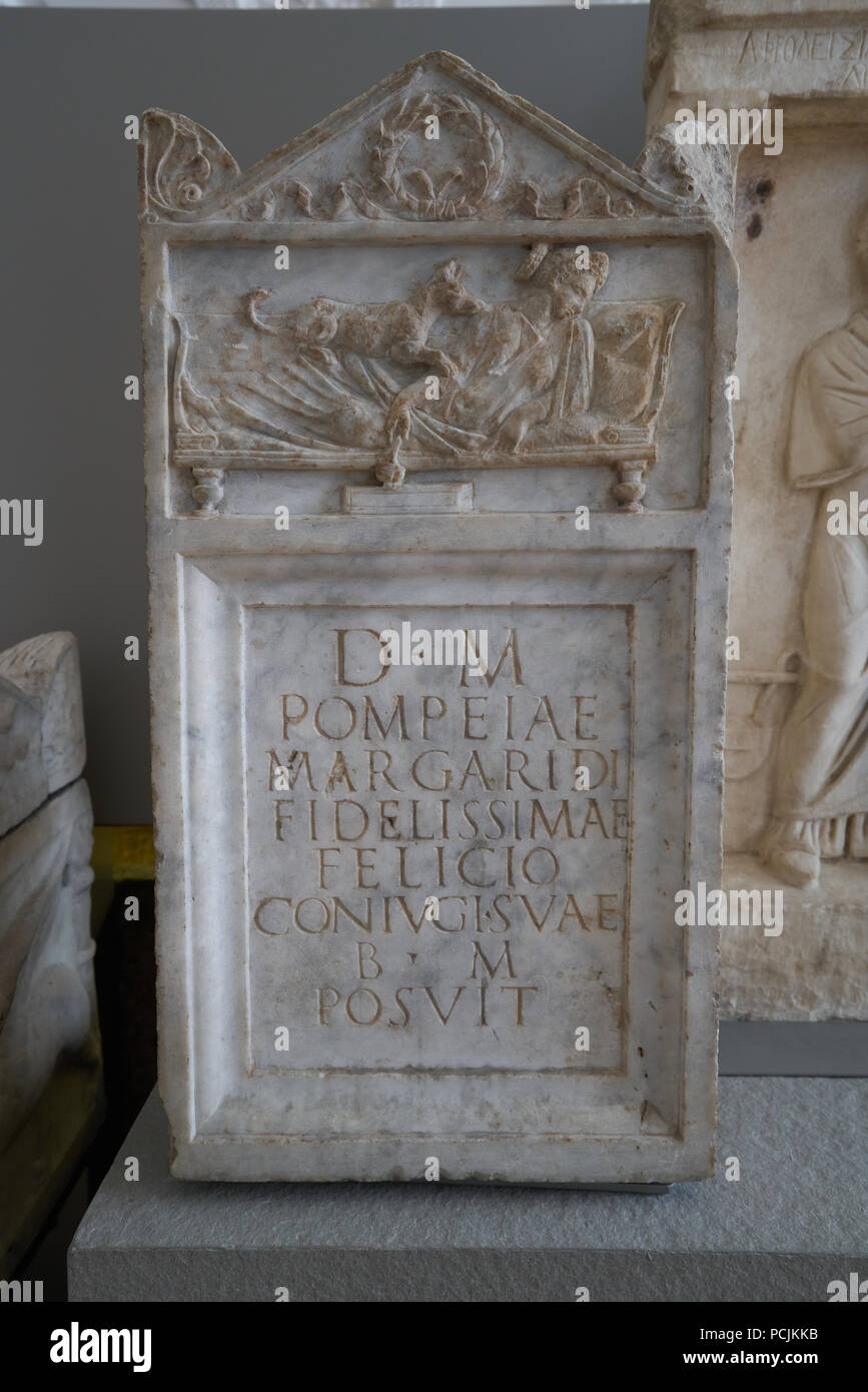 Roman grave marker 60ad hi-res stock photography and images - Alamy