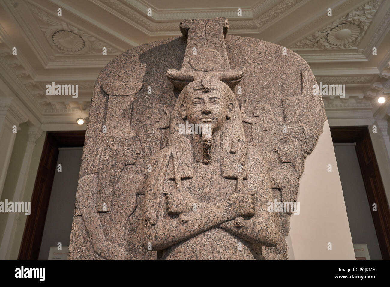sarcophagus lid of Ramesses III Stock Photo - Alamy