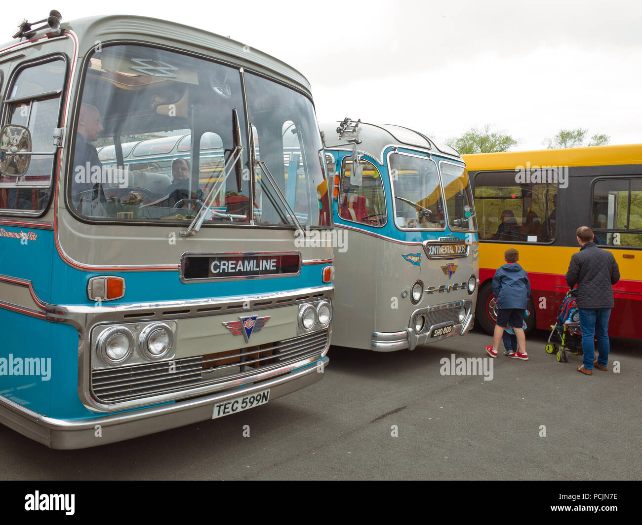 Classic Bus UK Stock Photo - Alamy