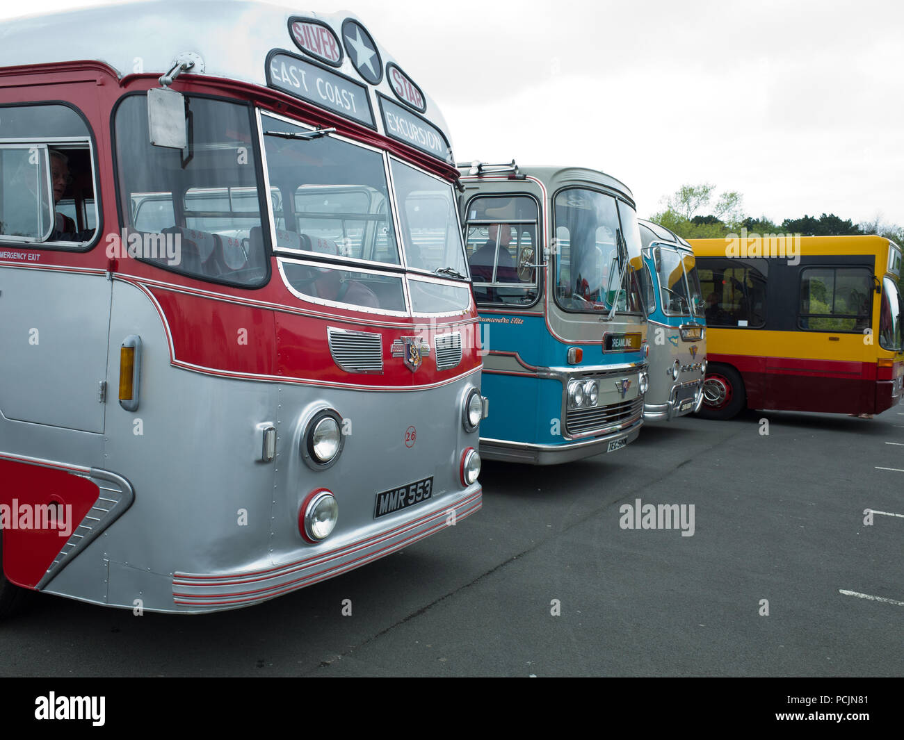 Classic Bus UK Stock Photo - Alamy