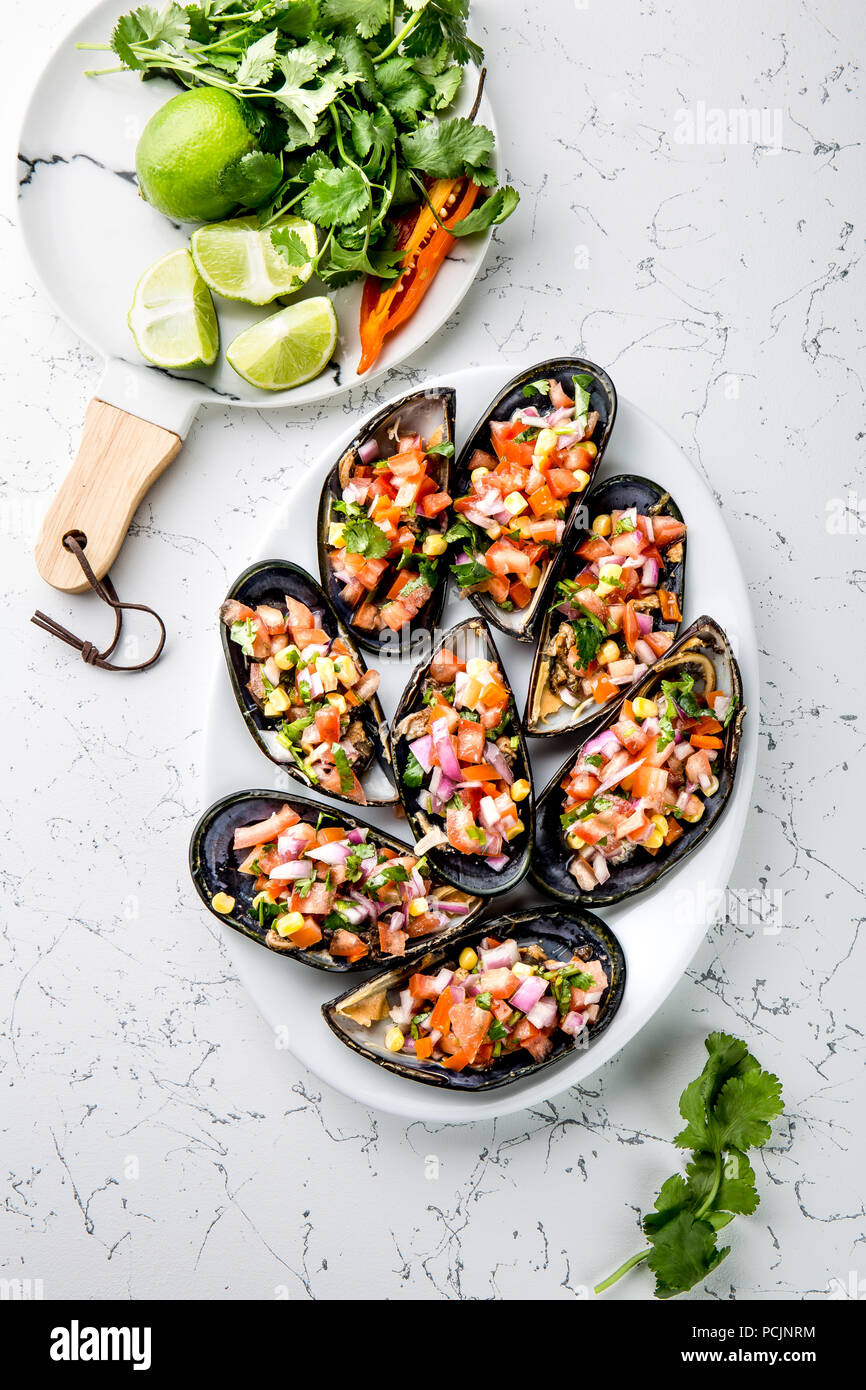 Peruvian food choros la hi-res stock photography and images - Alamy