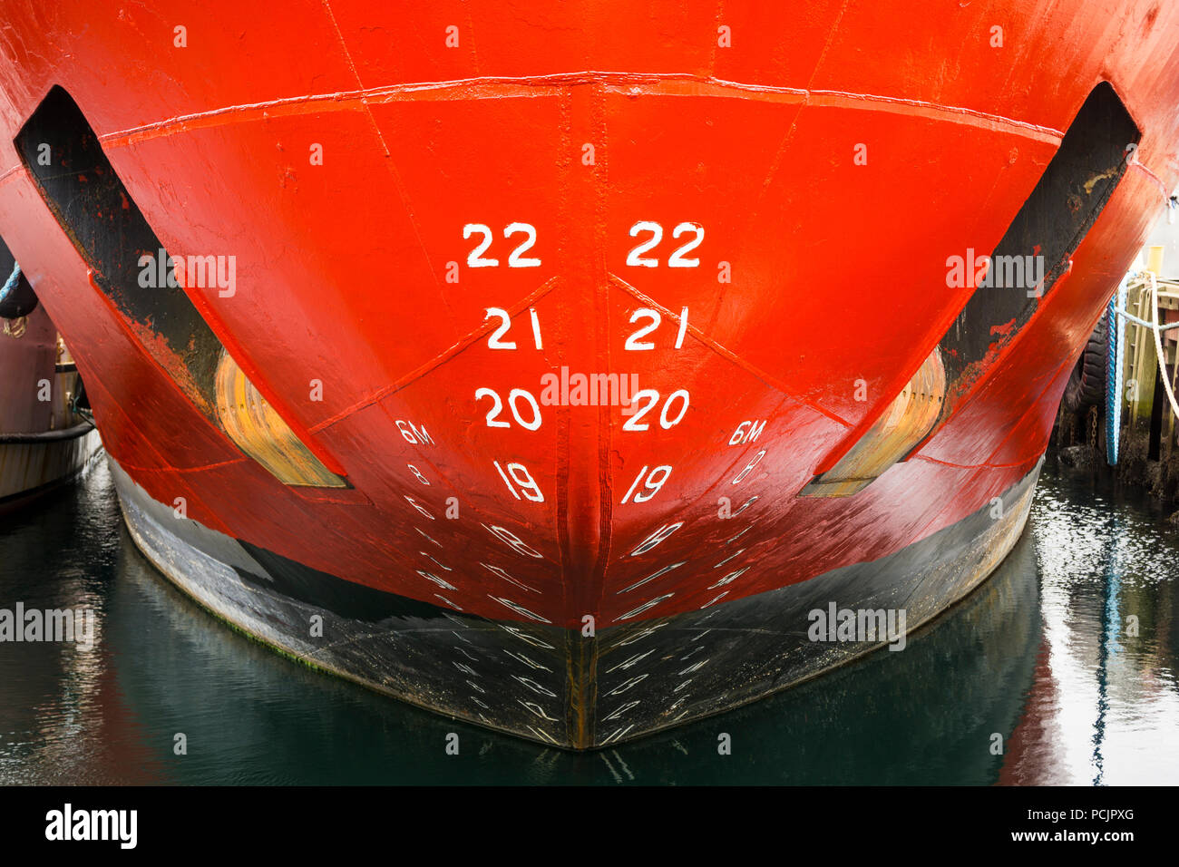 Bow of icebreaker Polar Prince Stock Photo - Alamy