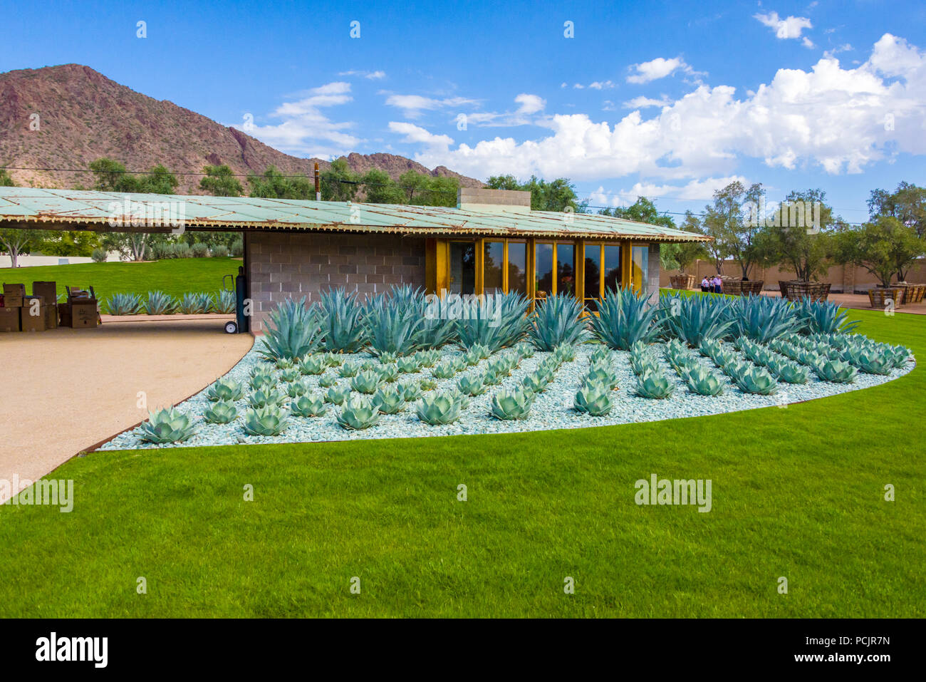 David Wright House, Guest House, Phoenix, Designed by Frank Lloyd ...