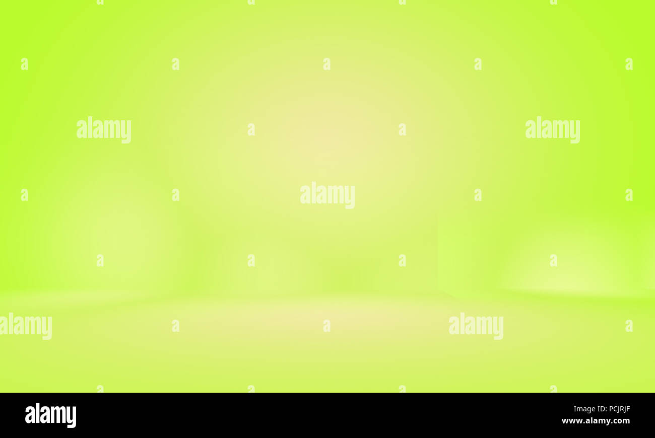 Abstract blur empty Green gradient Studio well use as background ...