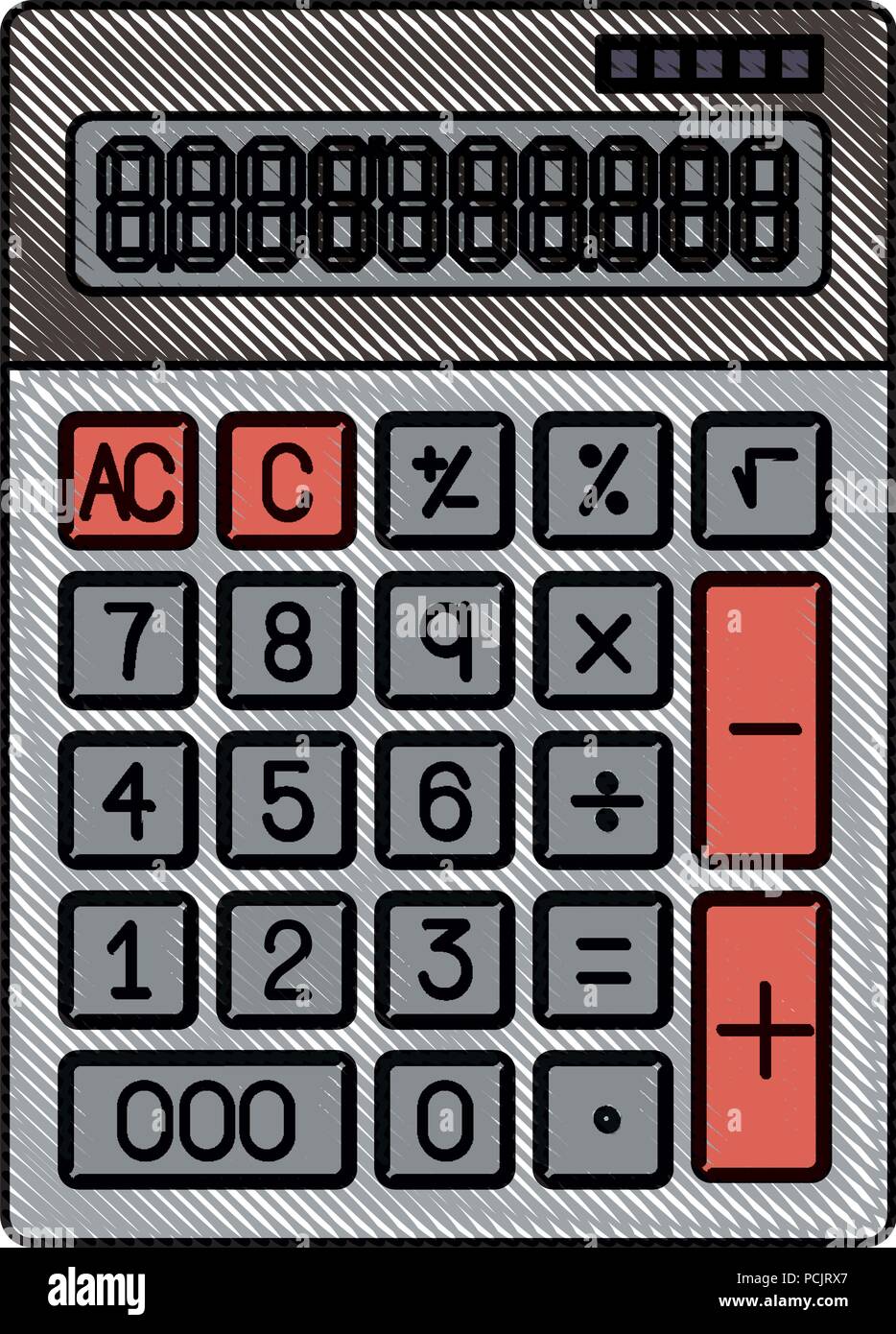 calculator math device icon Stock Vector Image & Art - Alamy