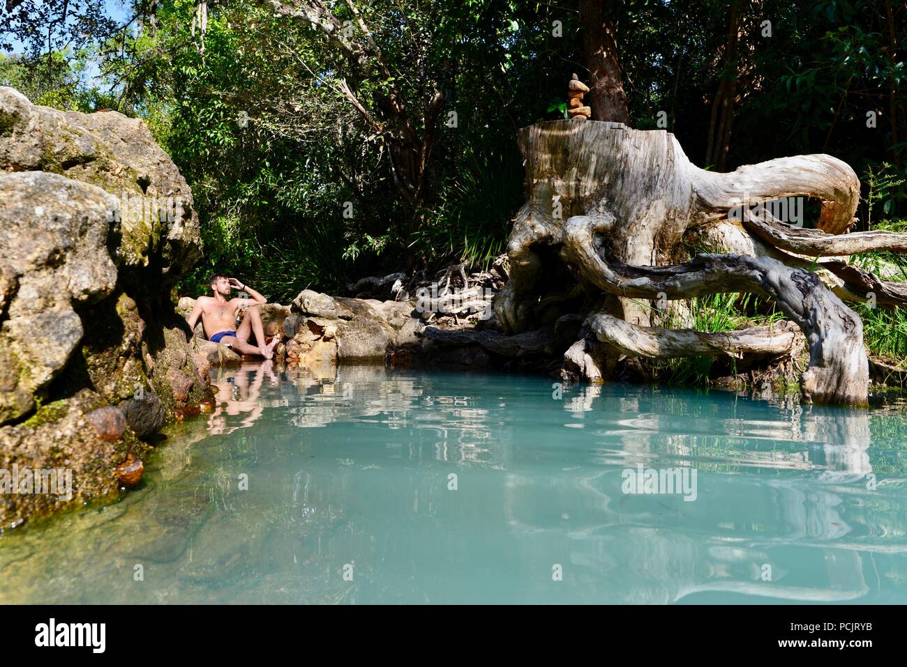 Family relaxes in the sun hi-res stock photography and images - Alamy