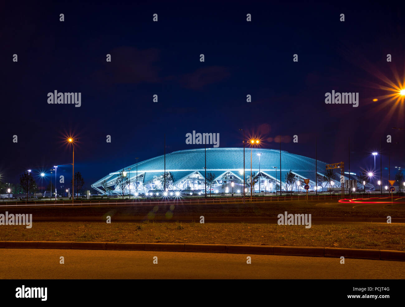 Samara Arena football stadium. Samara - the city hosting the FIFA World ...