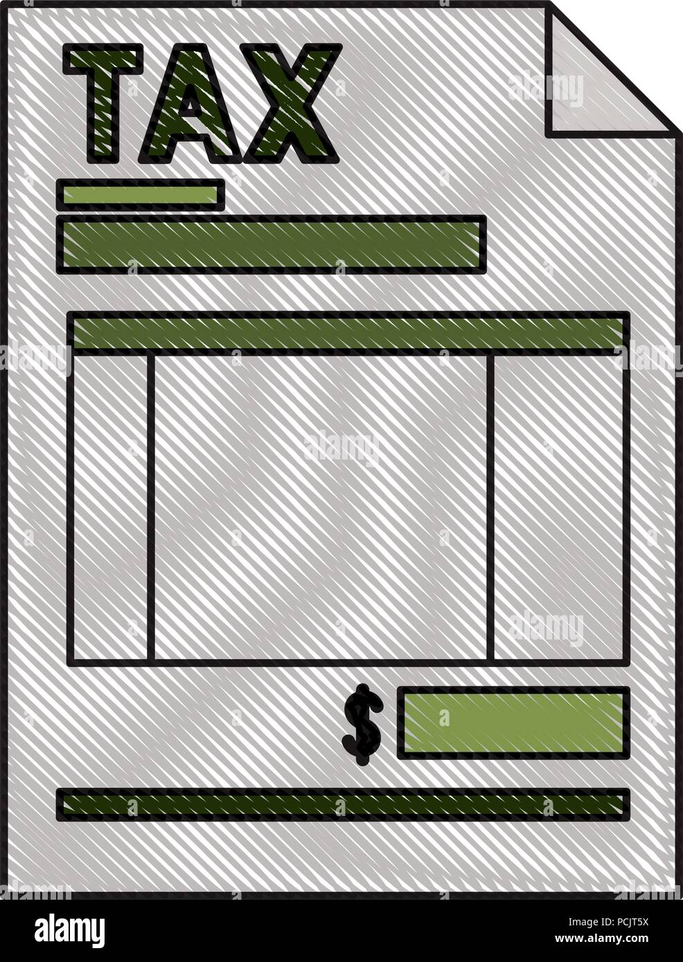 tax document paper icon Stock Vector Image & Art - Alamy