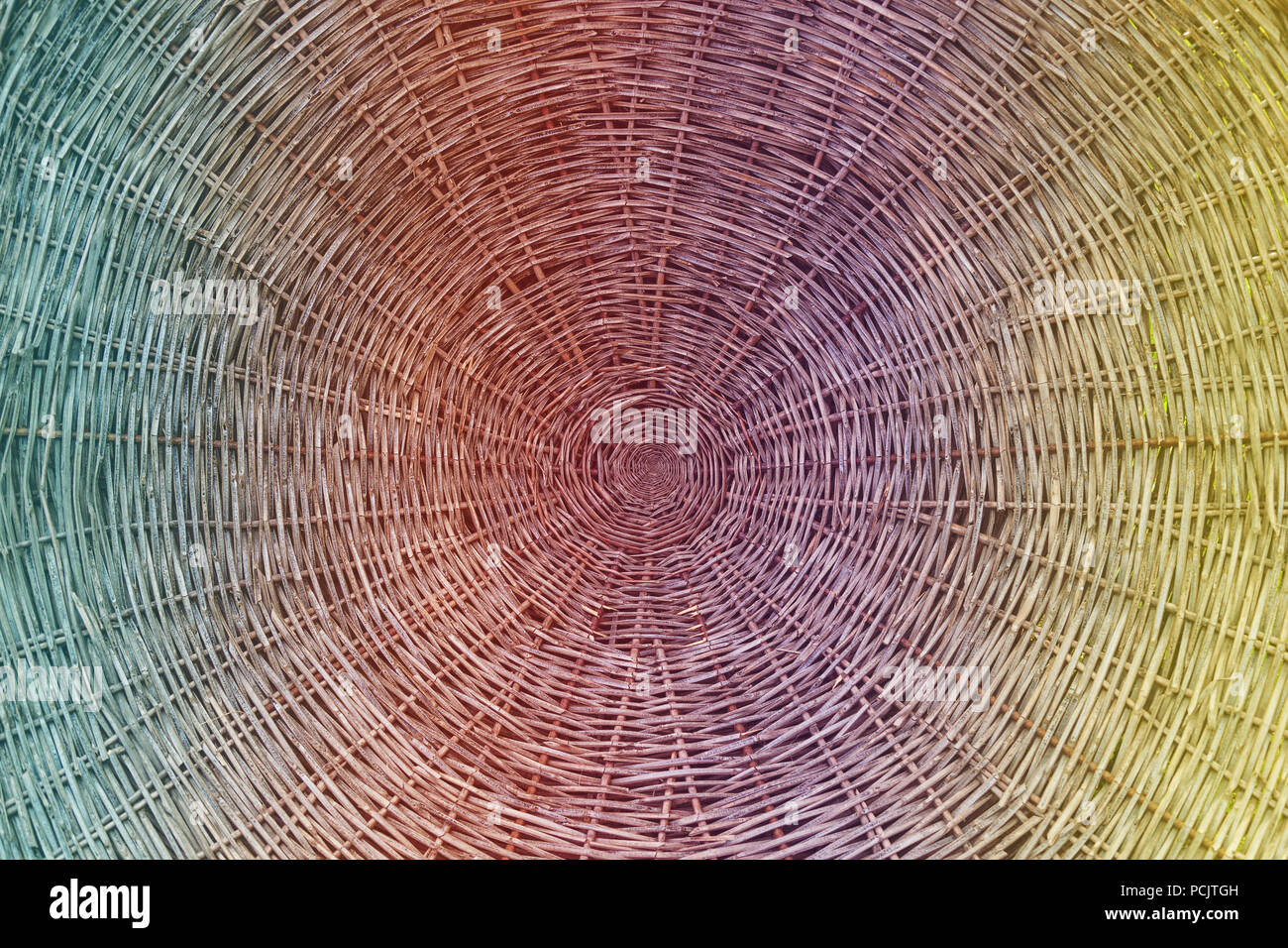 Circular wickerwork,Wickerwork a colorful background for design and ...