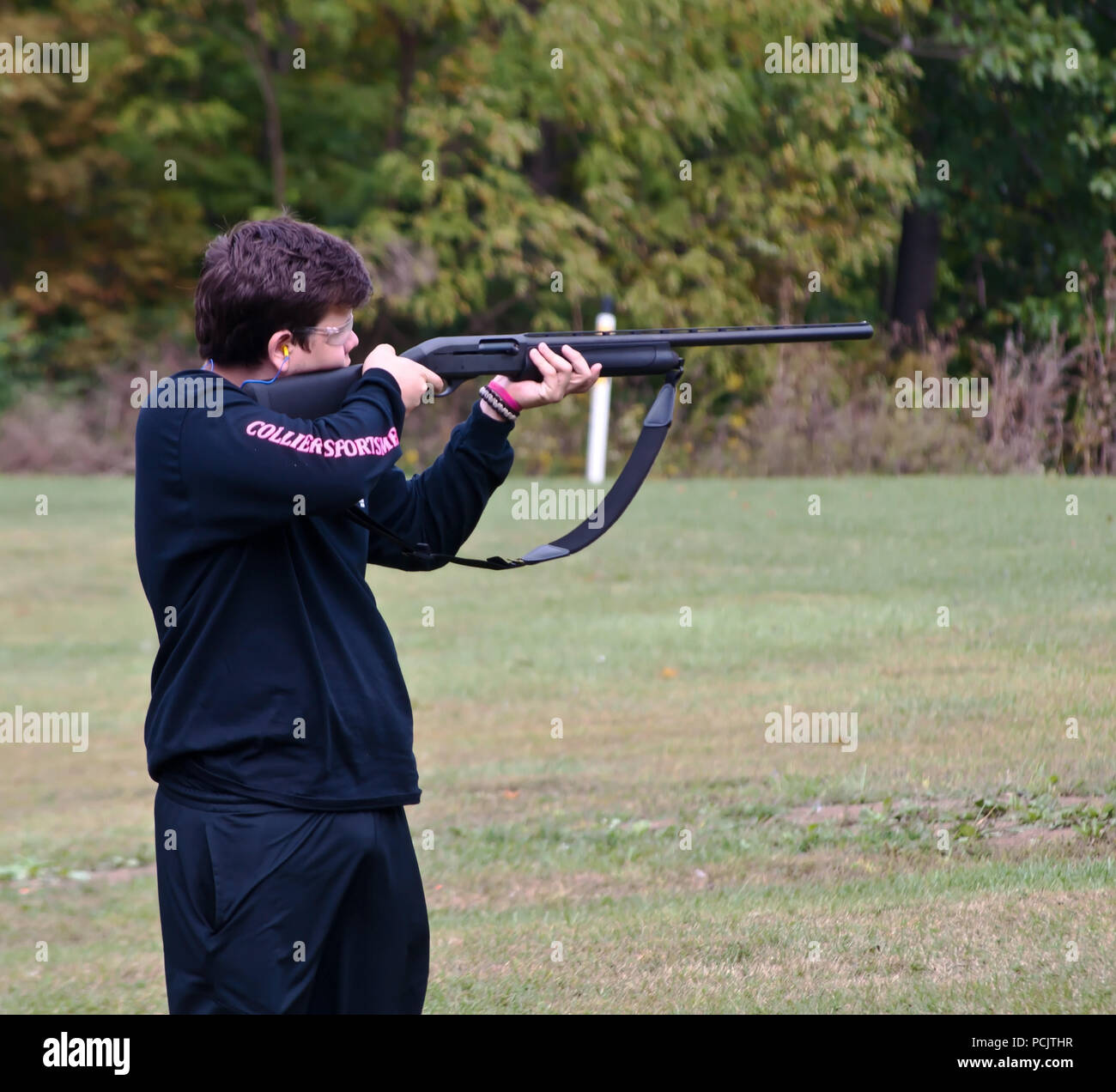 Trap Shooting Firearm High Resolution Stock Photography and Images - Alamy