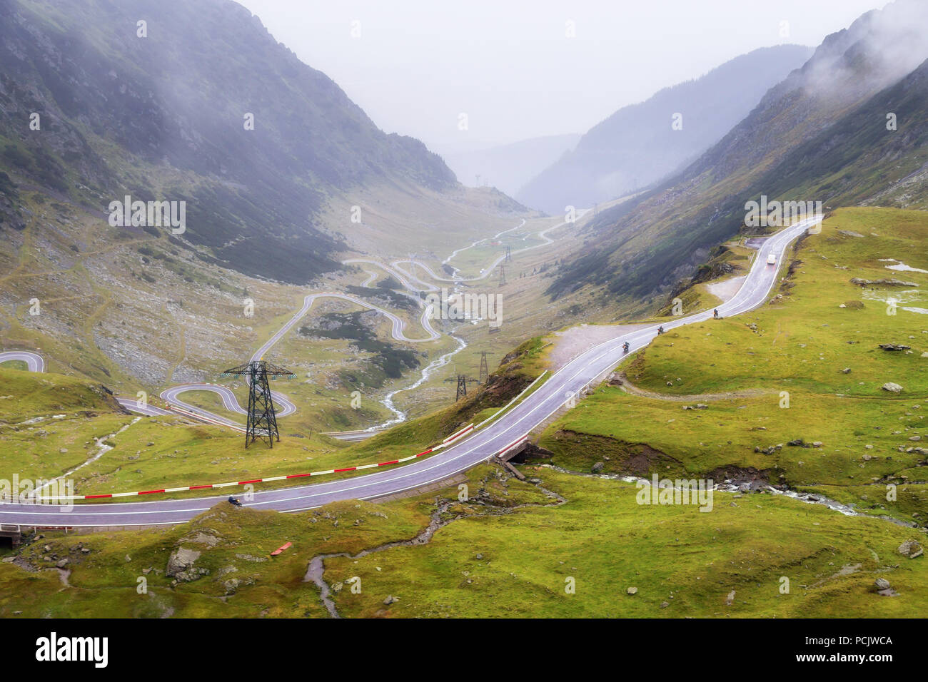 Transfagarasan mountain road Stock Photo - Alamy