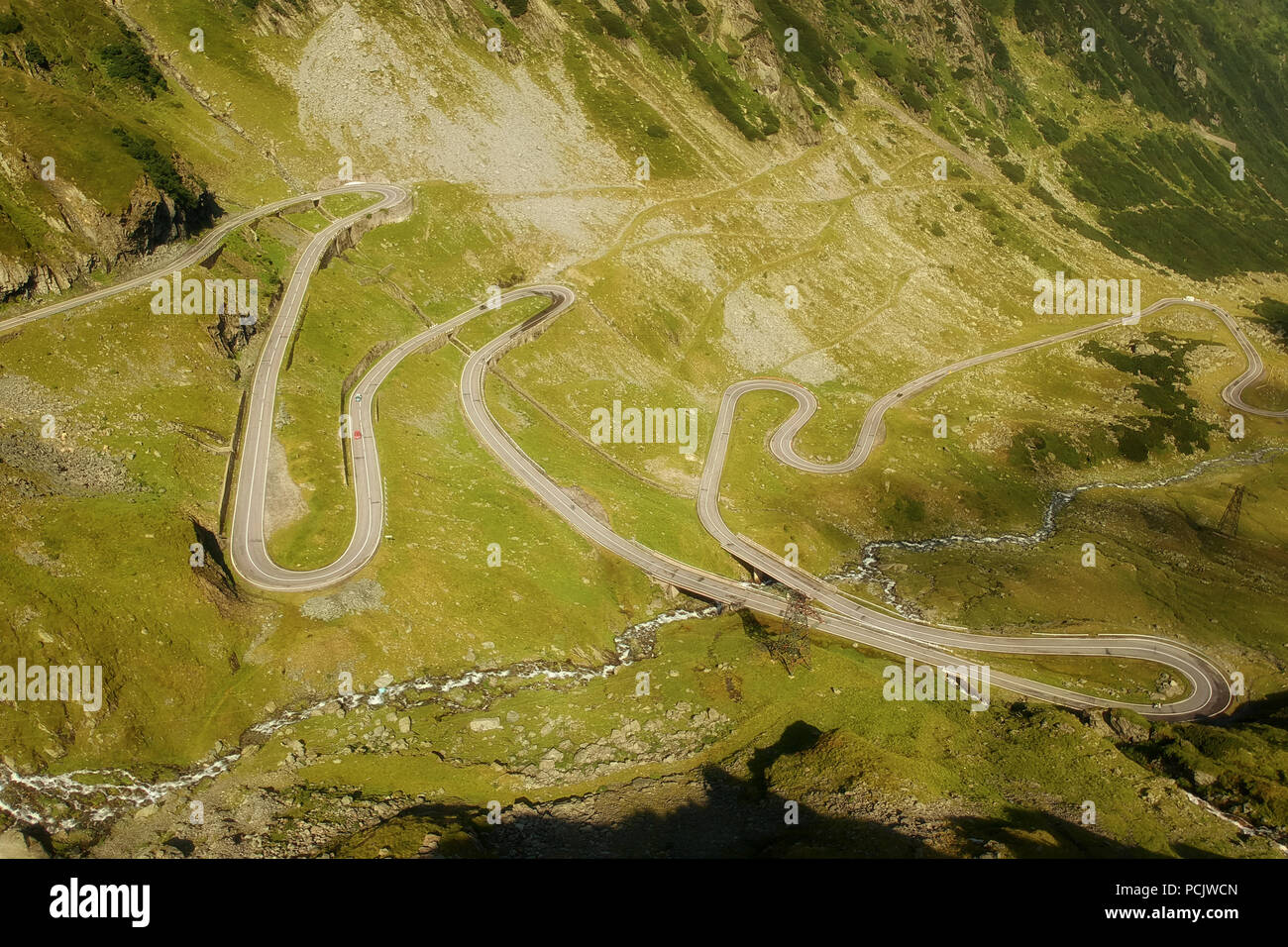 Transfagarasan mountain road Stock Photo - Alamy