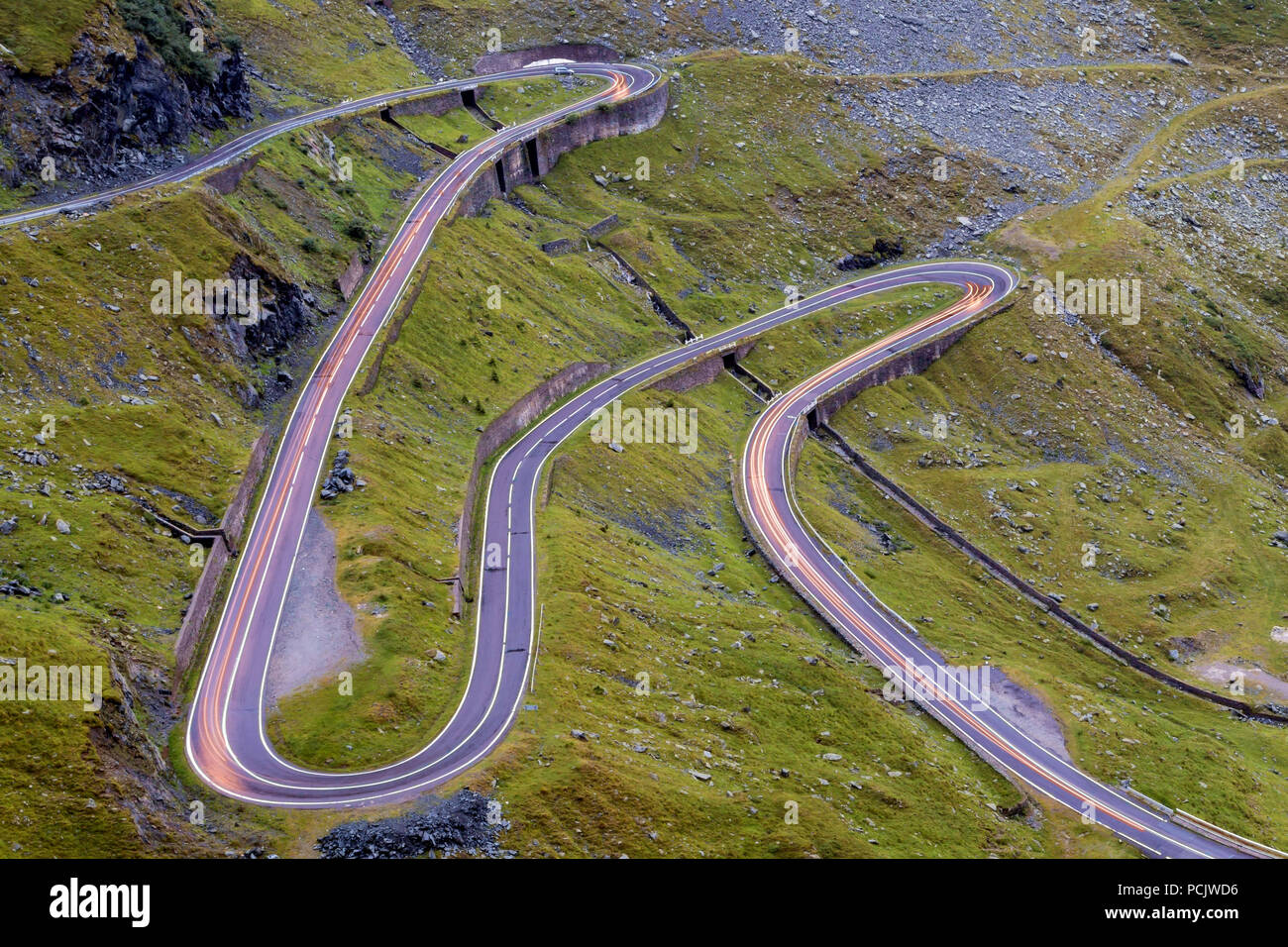 Transfagarasan mountain road Stock Photo - Alamy