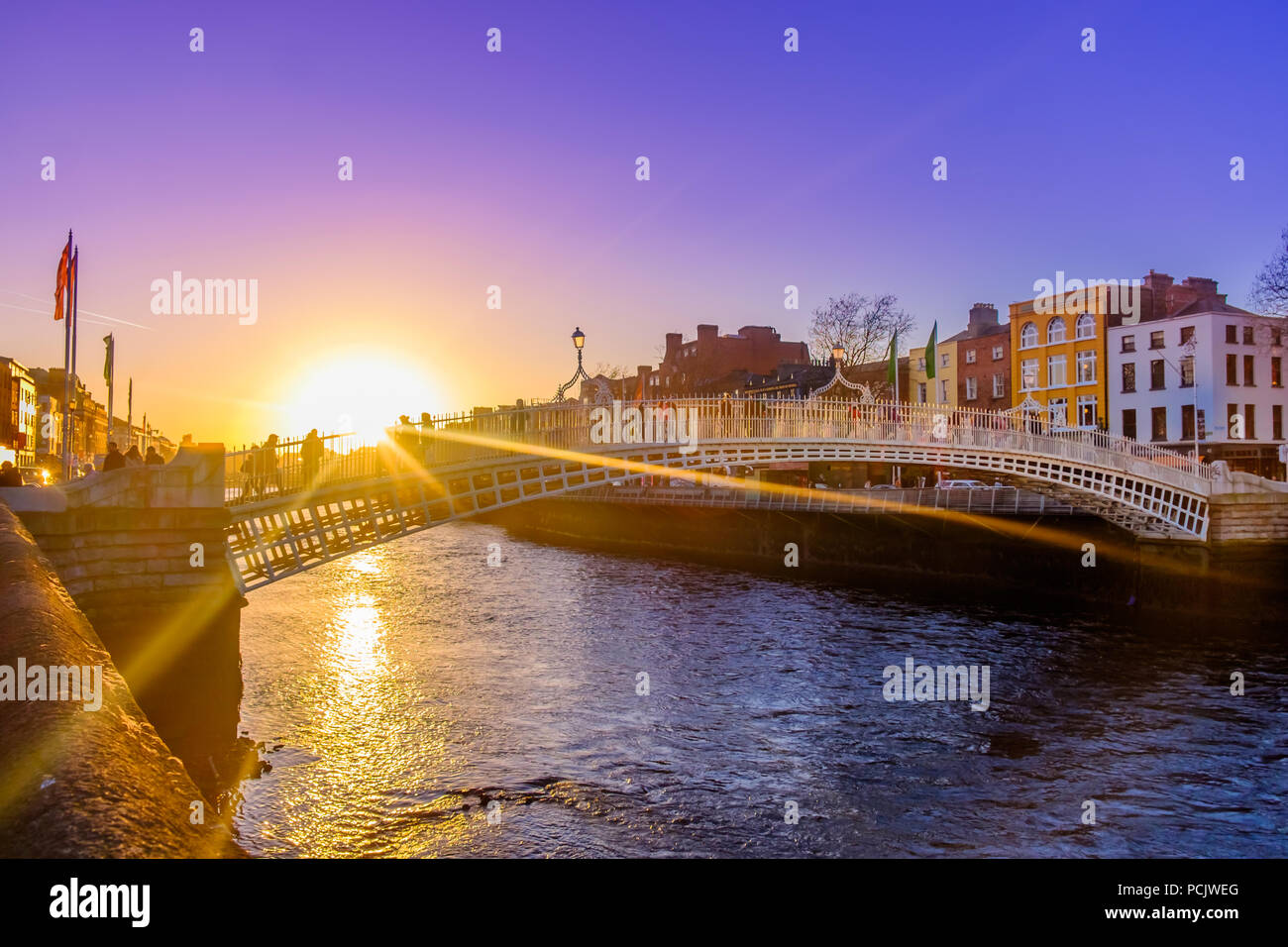 Liffey bridge hi-res stock photography and images - Alamy