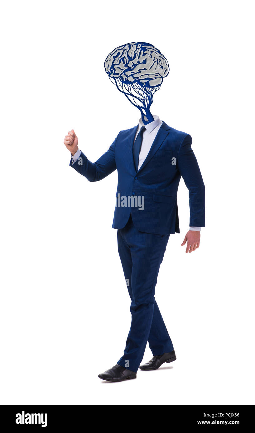 Man in artificial intelligence concept Stock Photo - Alamy