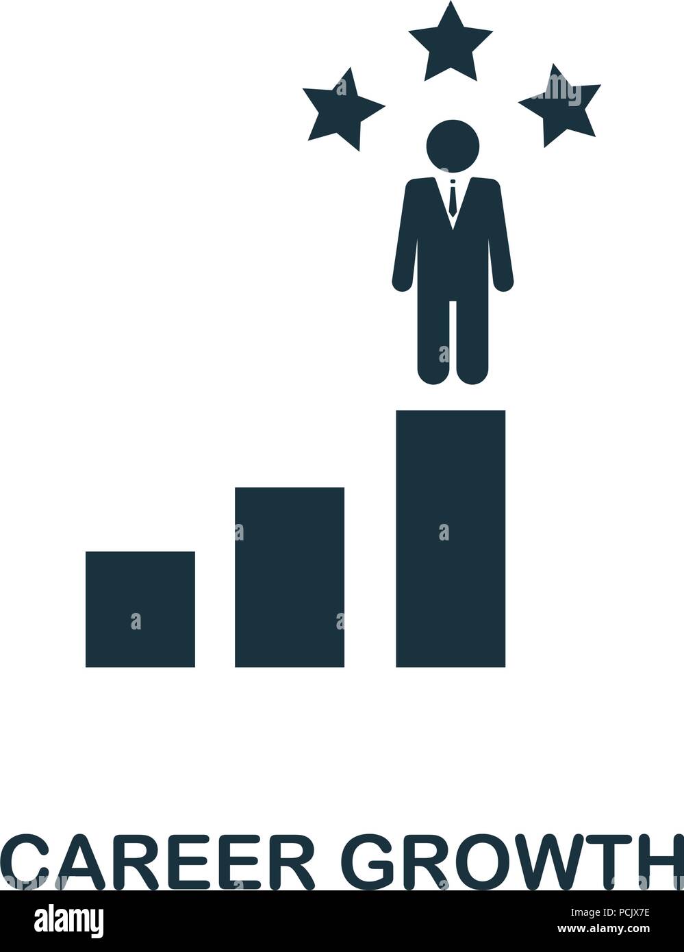 Career Growth creative icon. Simple element illustration. Career Growth ...
