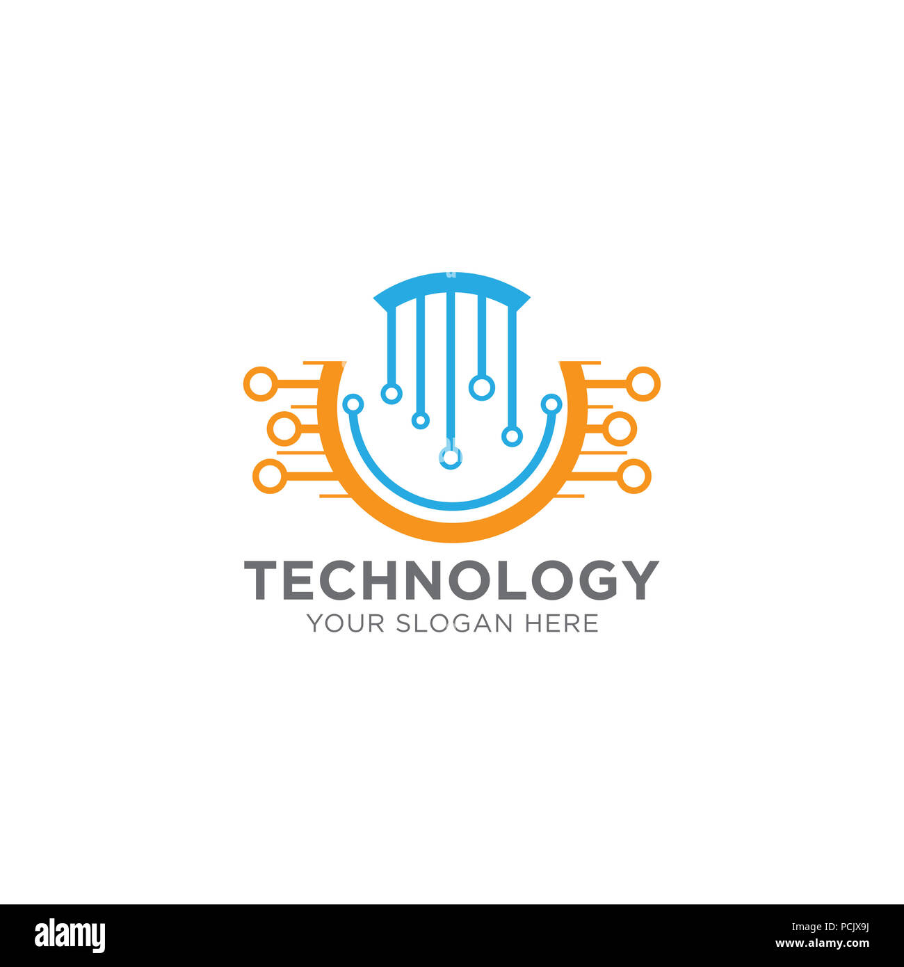 Technology Logo Template Design Vector, Emblem, Design Concept ...