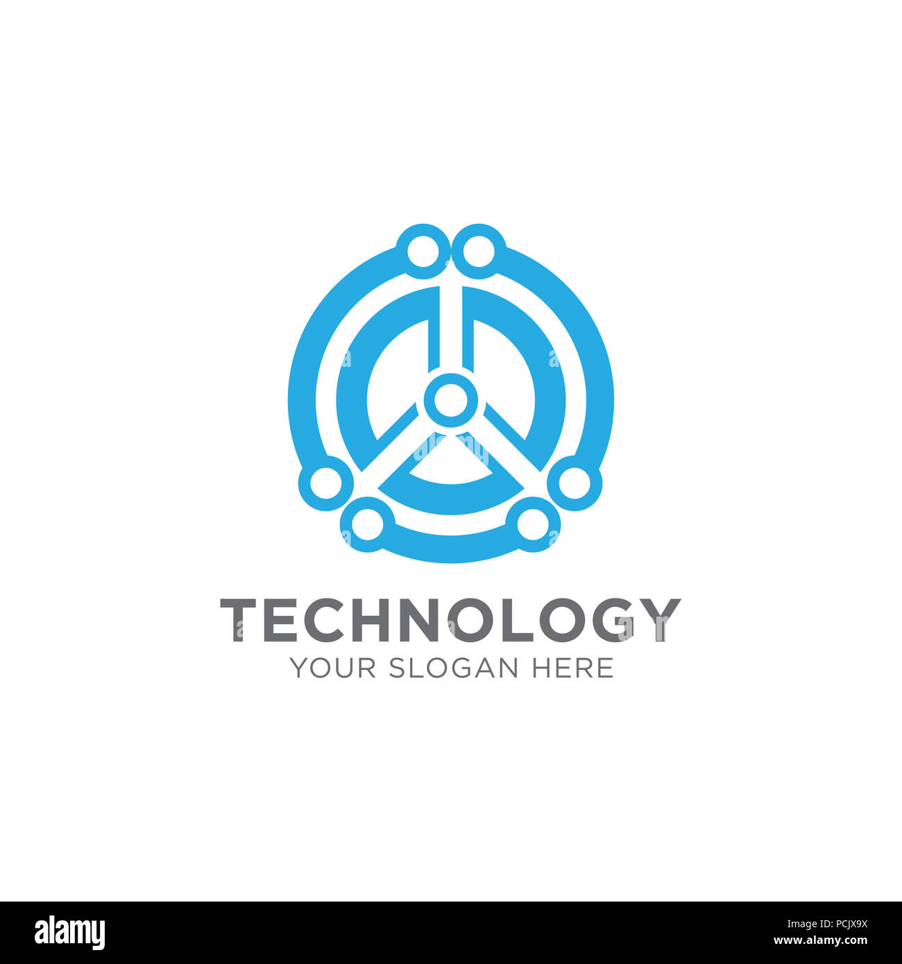 Technology Logo Template Design Vector, Emblem, Design Concept ...
