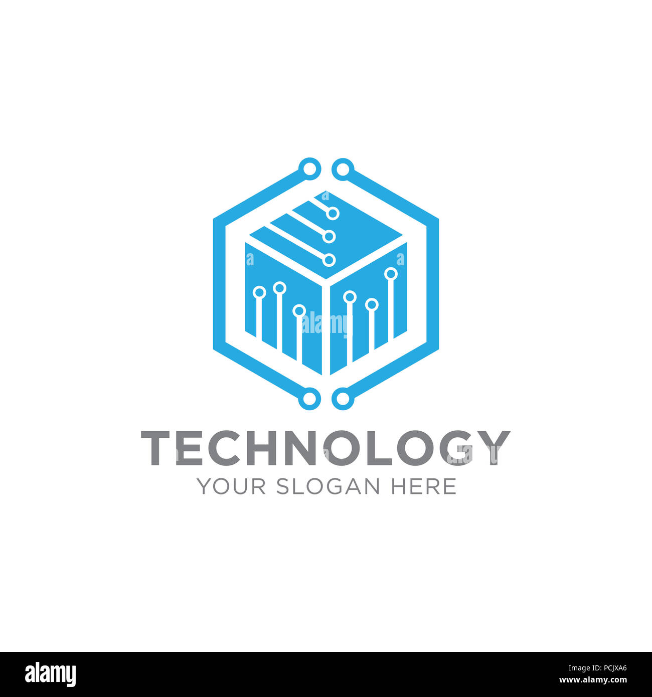 Technology Logo Template Design Vector, Emblem, Design Concept ...