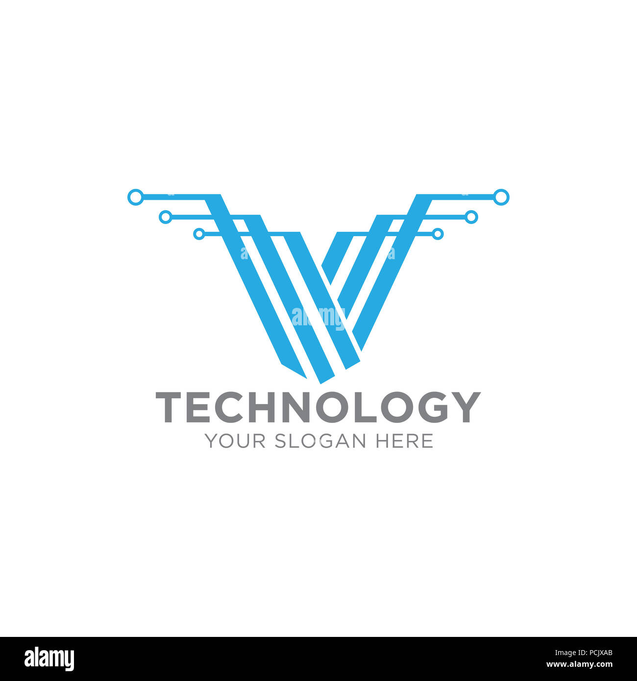 Technology Logo Template Design Vector, Emblem, Design Concept ...
