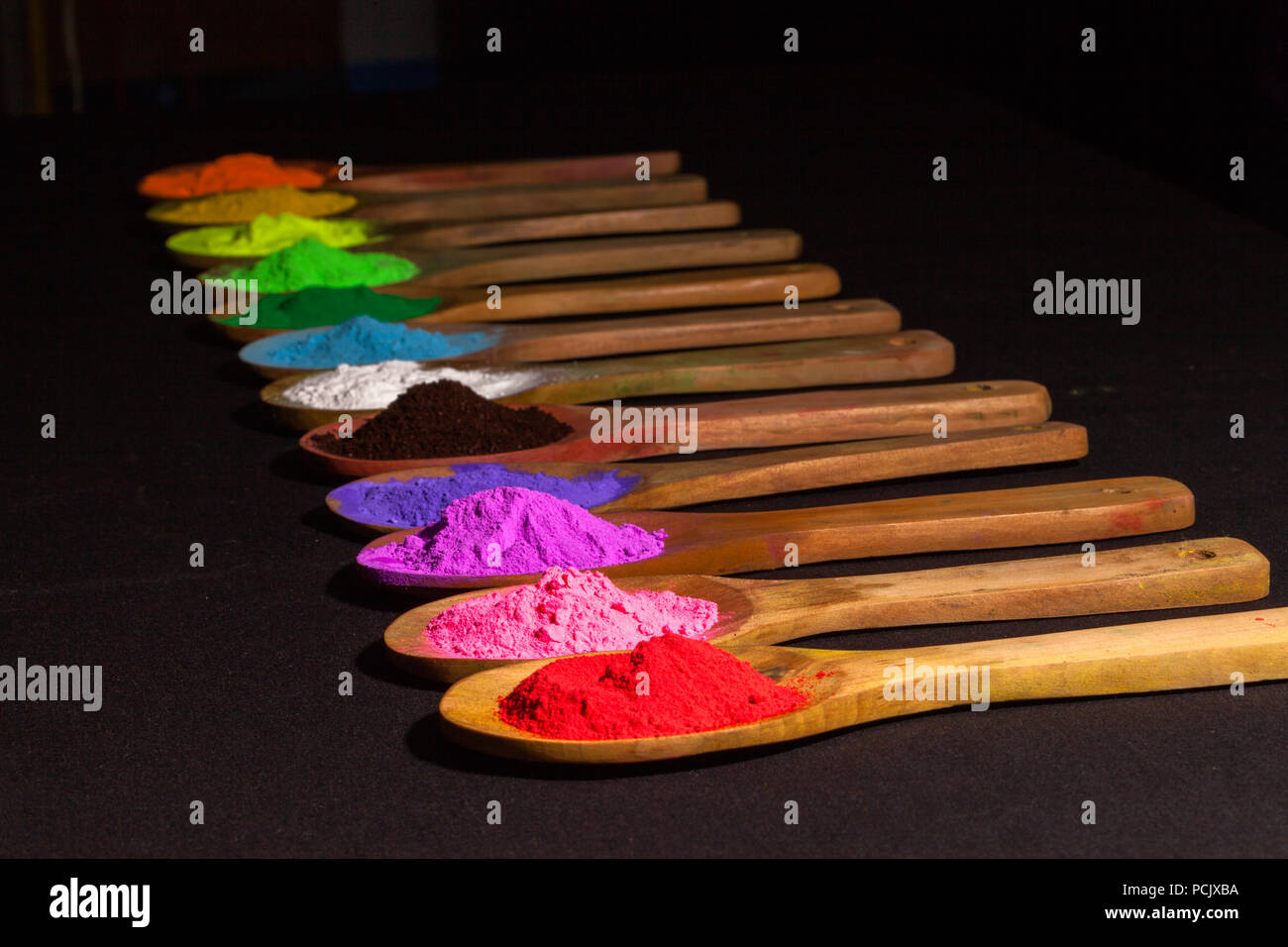 powder paint is a natural color that humans use Stock Photo - Alamy