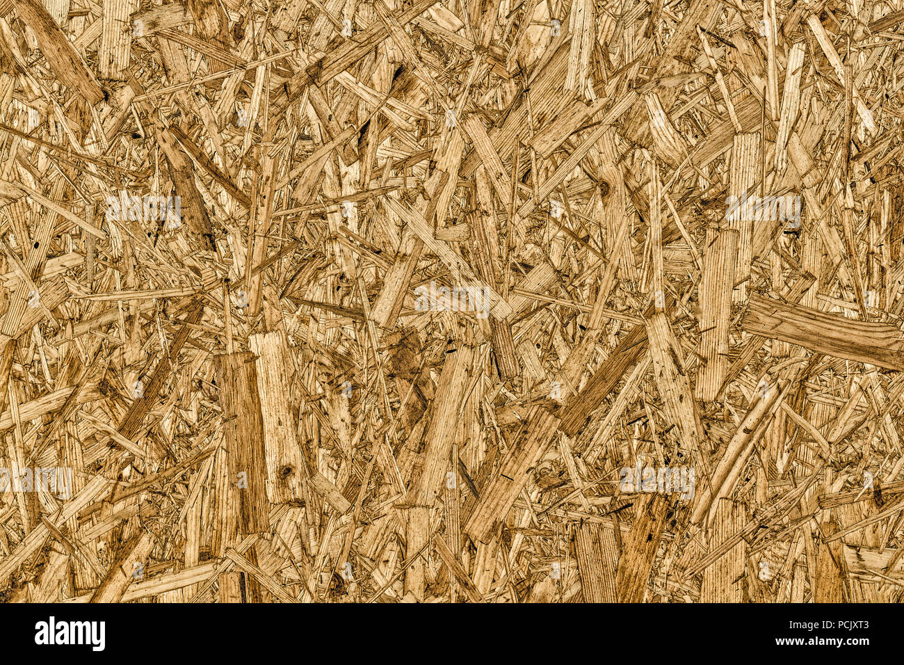 The texture of the surface of the OSB panel as a background Stock Photo ...