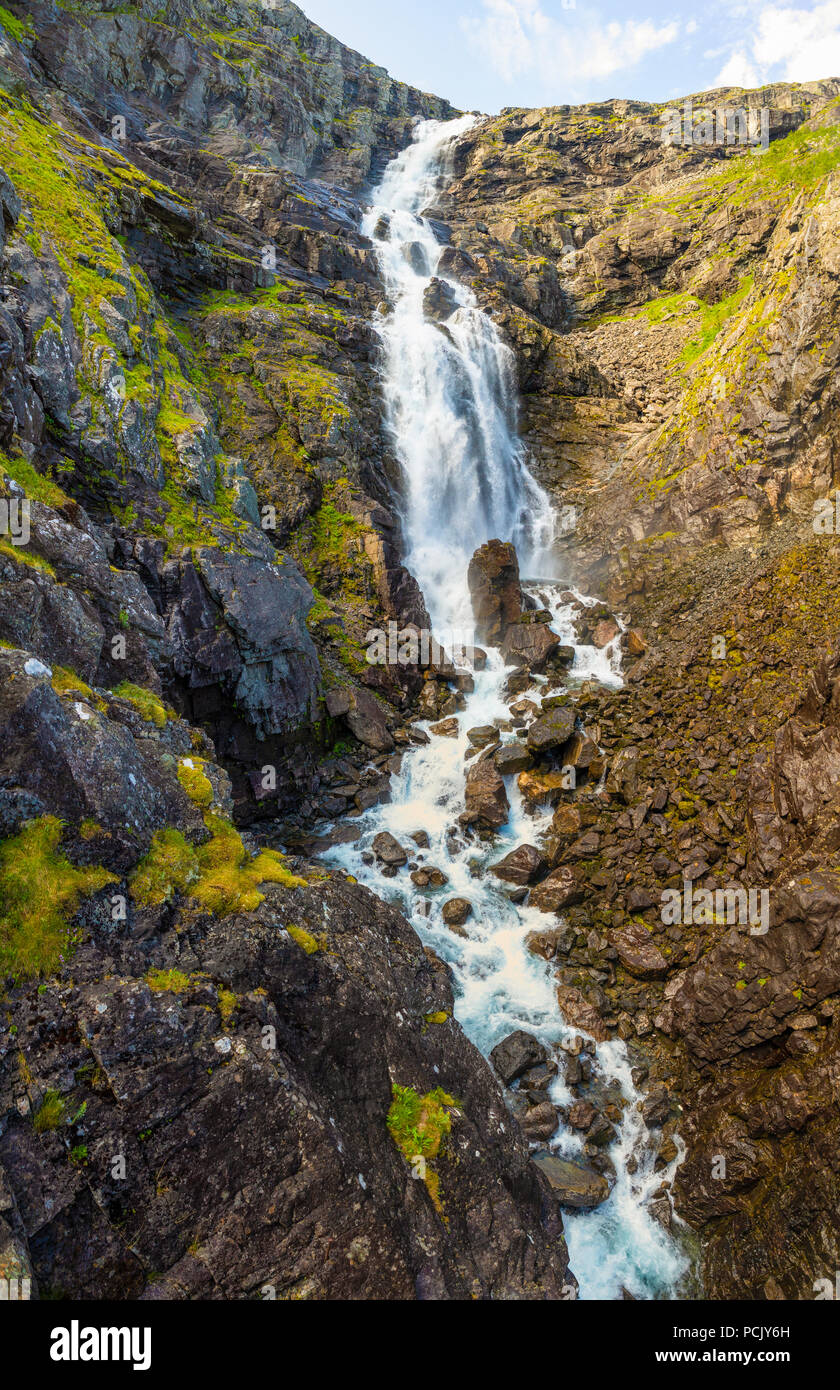 Trollstigen and stigfossen waterfall hi-res stock photography and ...