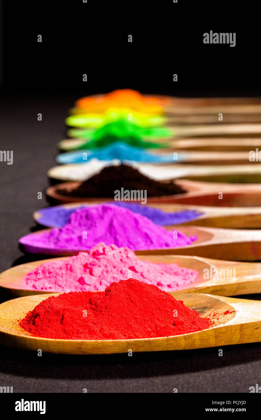 powder paint is a natural color that humans use Stock Photo - Alamy