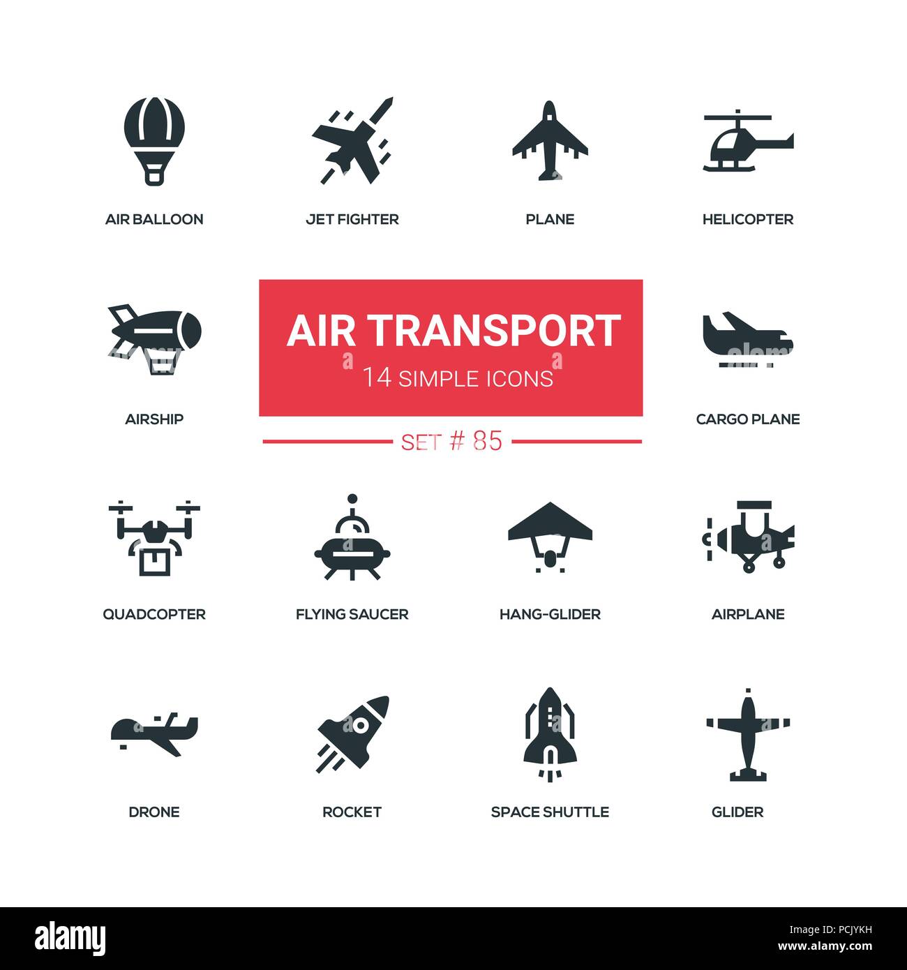 Airplane feature Stock Vector Images - Alamy