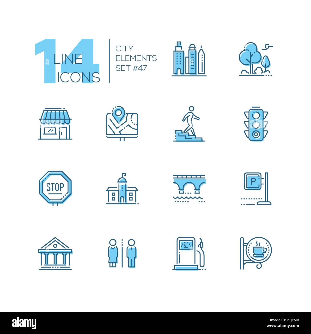 Sign park cafe white Stock Vector Images - Alamy