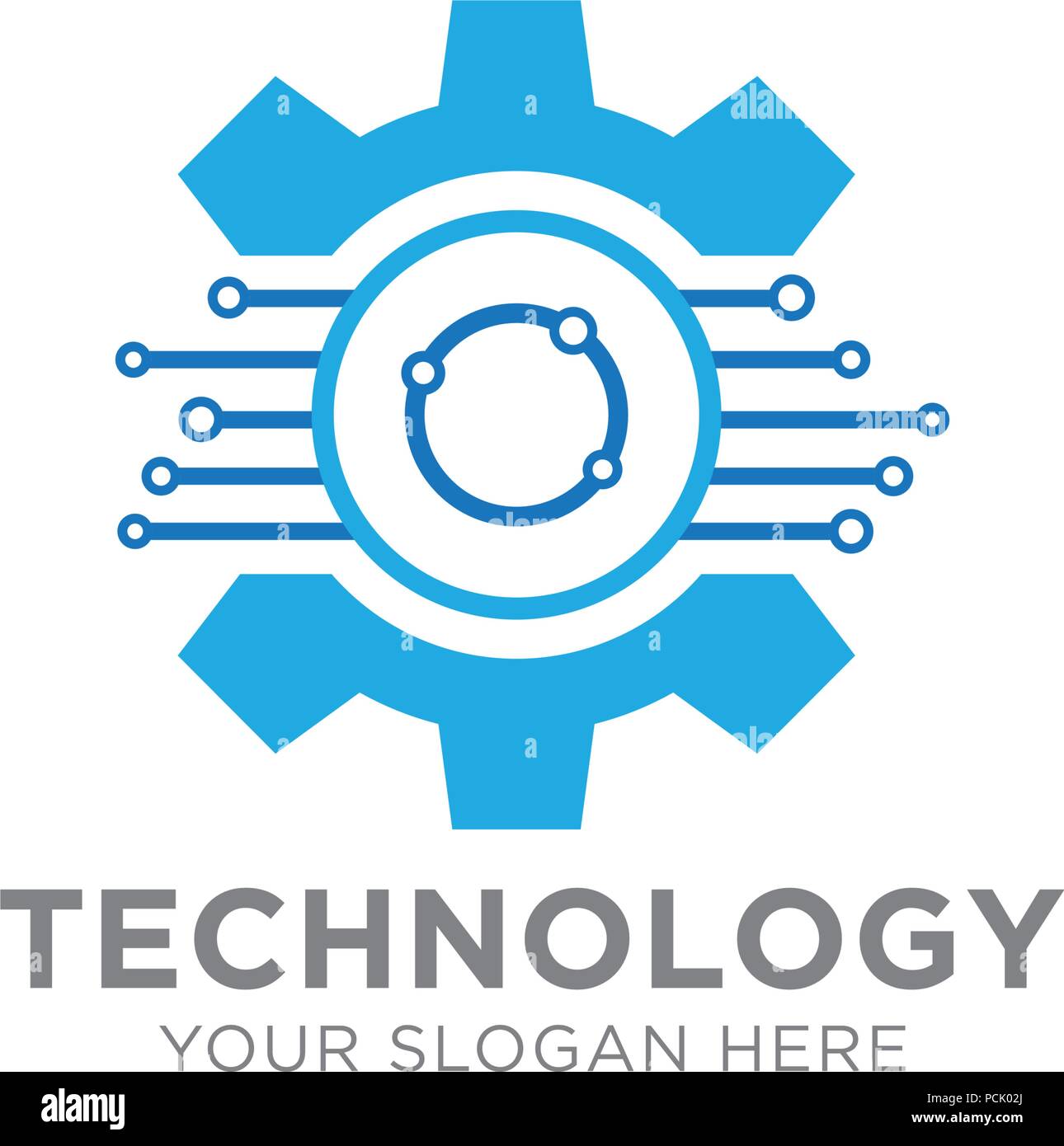 Abstract technology logo template vector icon Stock Vector Image & Art ...