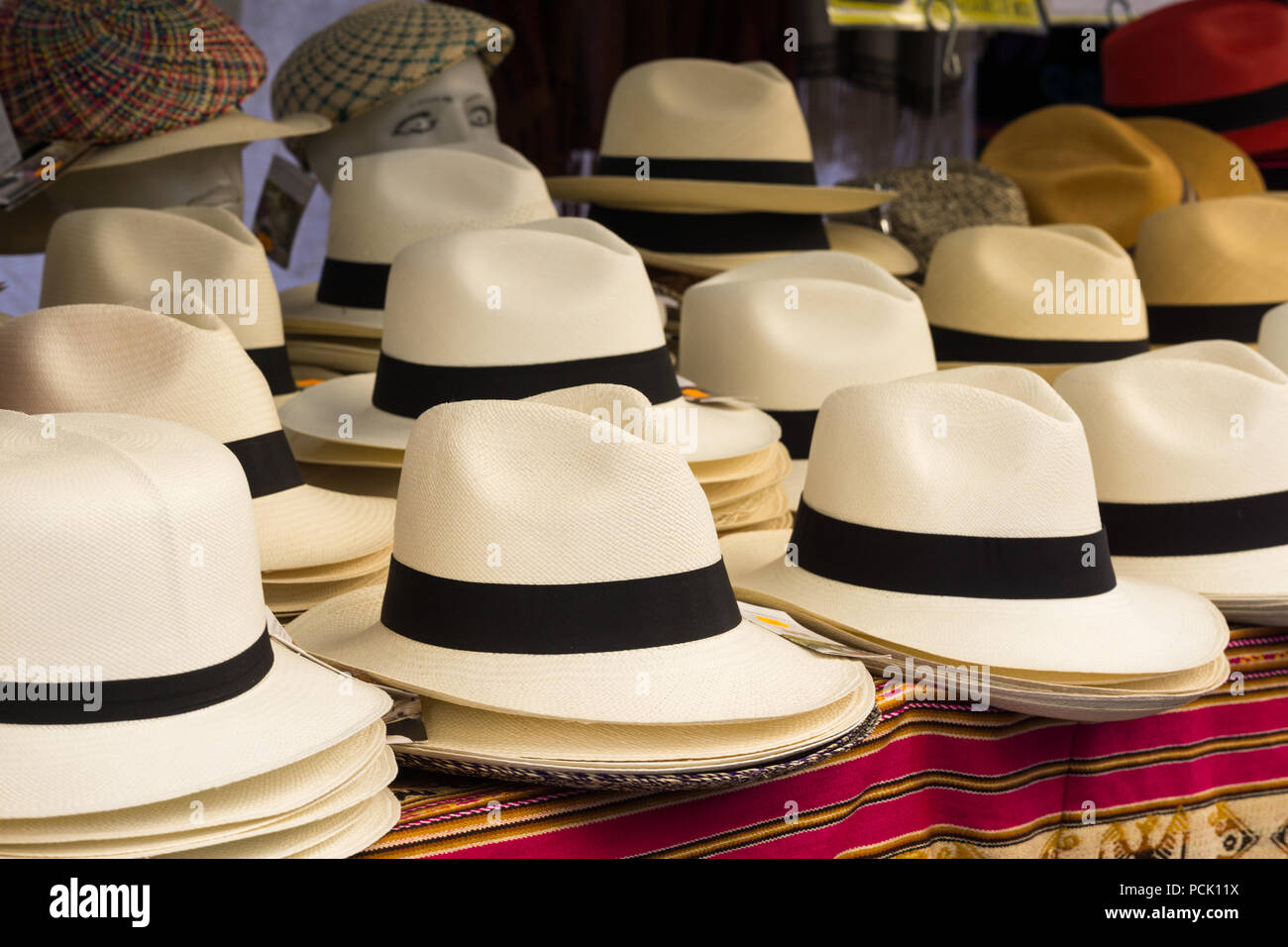 Panama hats hi-res stock photography and images - Alamy