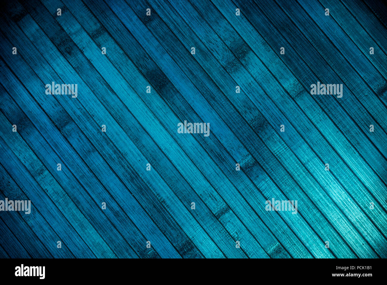 Blue wood parquet Stock Photo - Alamy