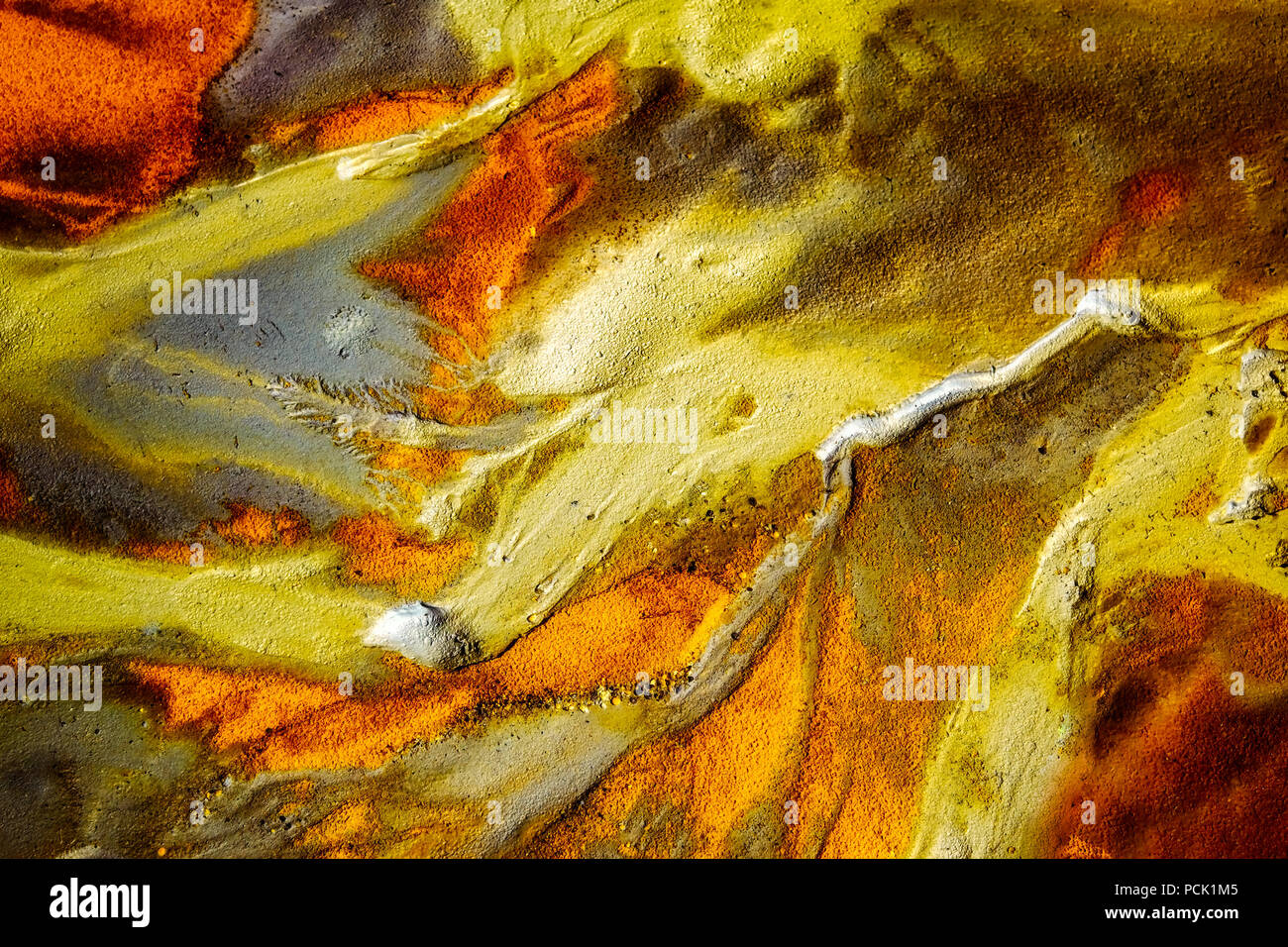 Abstract color texture on the beach, top view Stock Photo - Alamy
