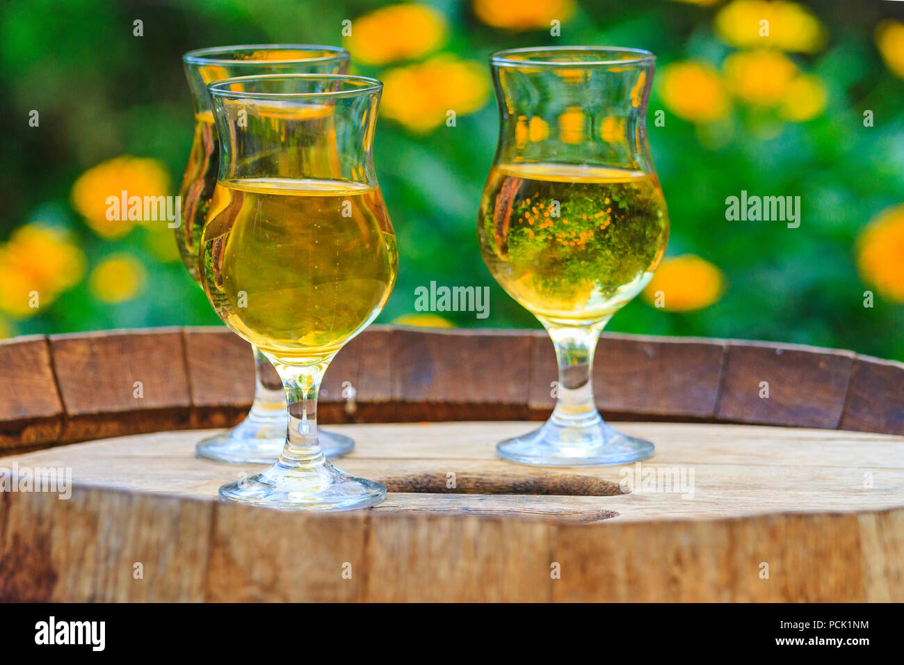 Apple cider barrel hi-res stock photography and images - Alamy