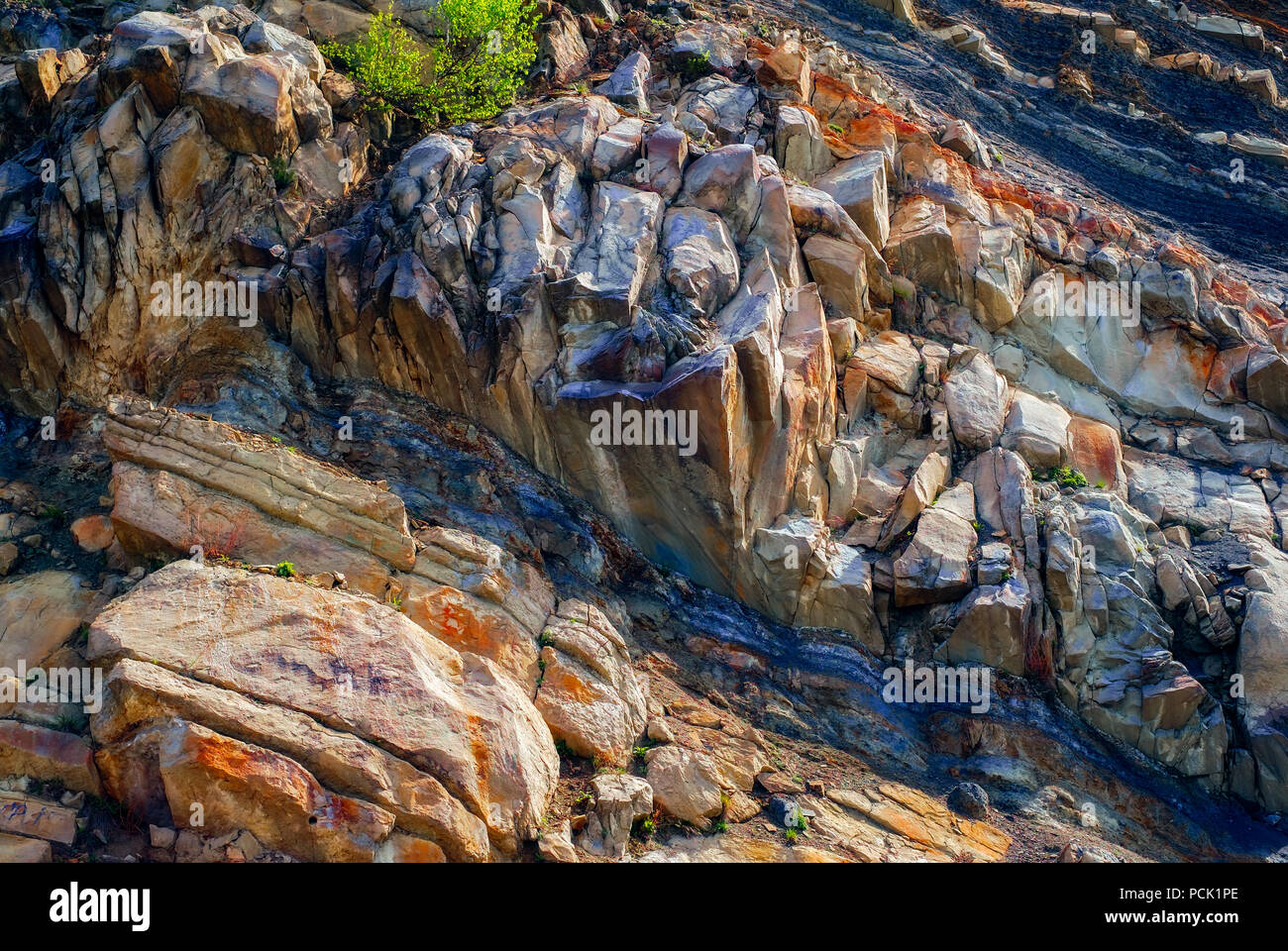 colors and patterns rock formations Stock Photo - Alamy