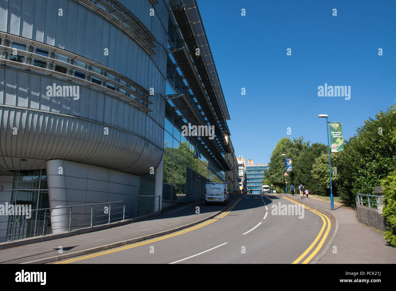 Modern building housing the faculty of health and medical sciences on ...